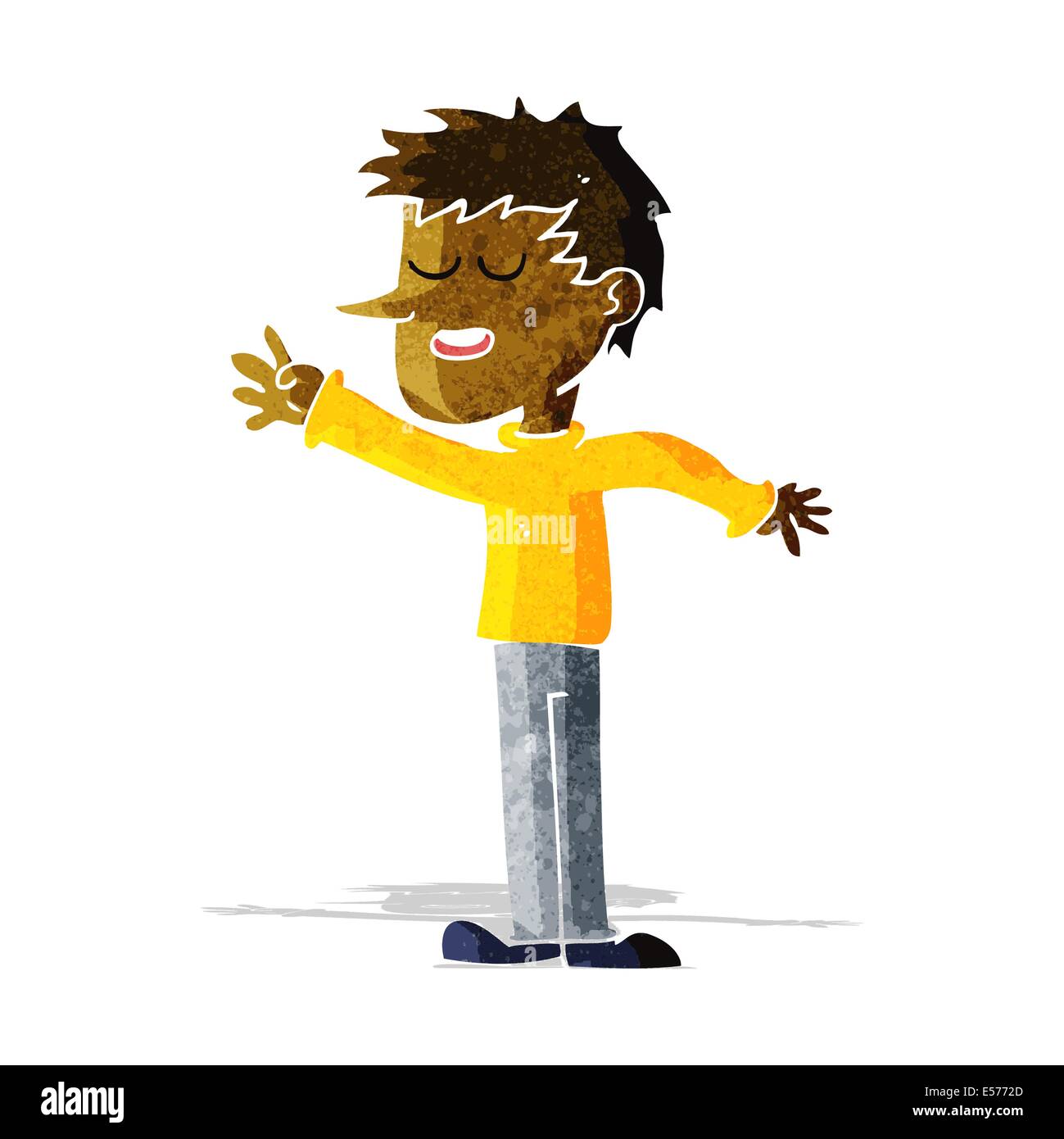 Boy reaching Cut Out Stock Images & Pictures - Alamy