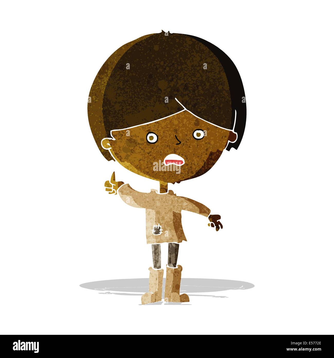 cartoon unhappy boy Stock Vector Image & Art - Alamy