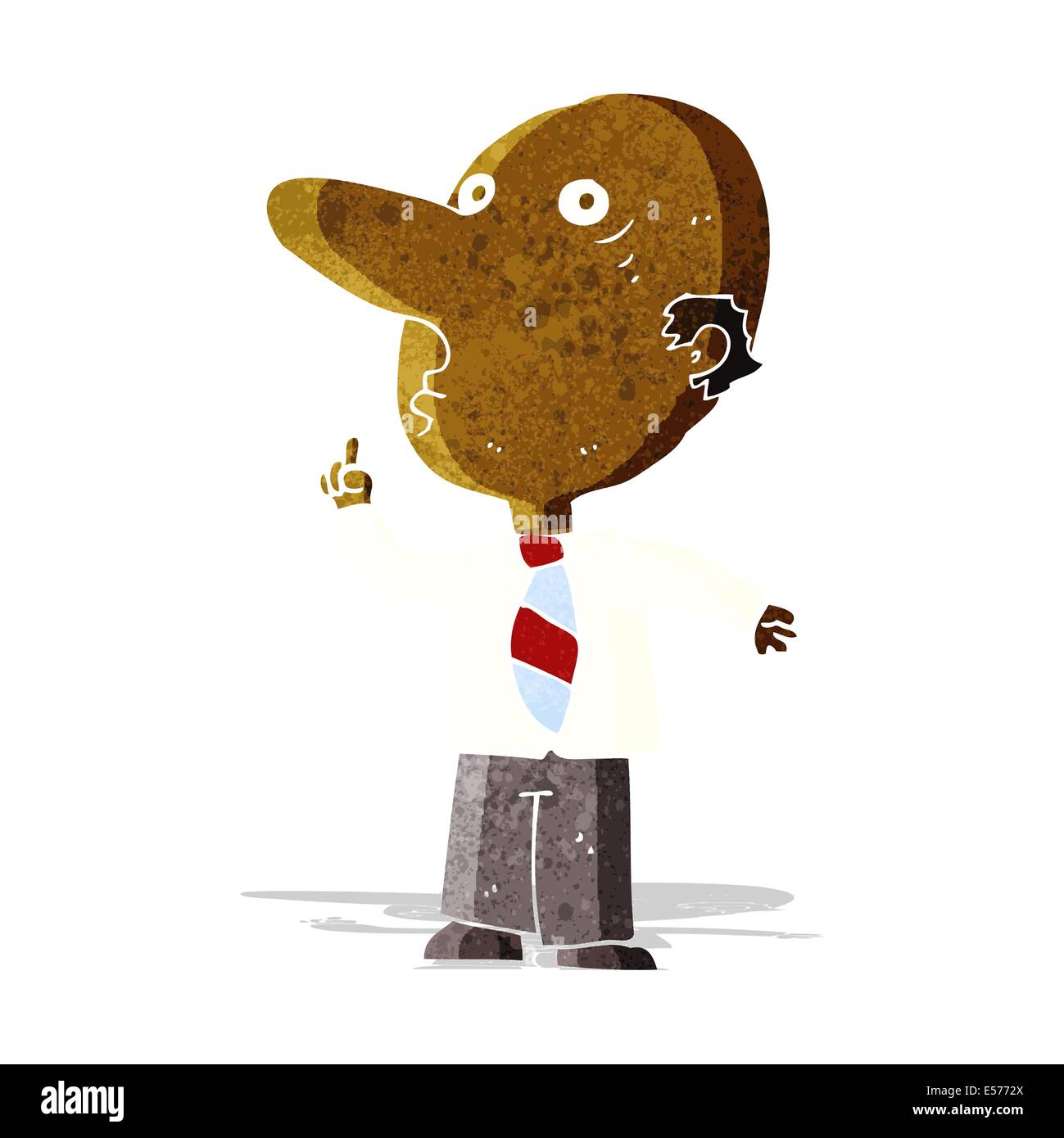 cartoon bald man asking question Stock Vector Image & Art - Alamy