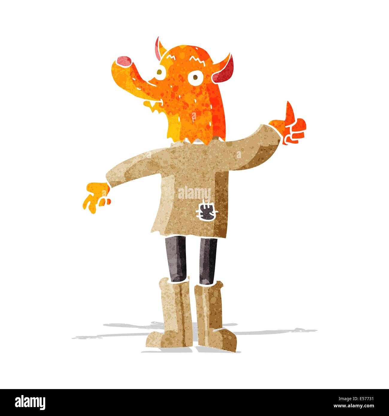 cartoon fox man Stock Vector Image & Art - Alamy