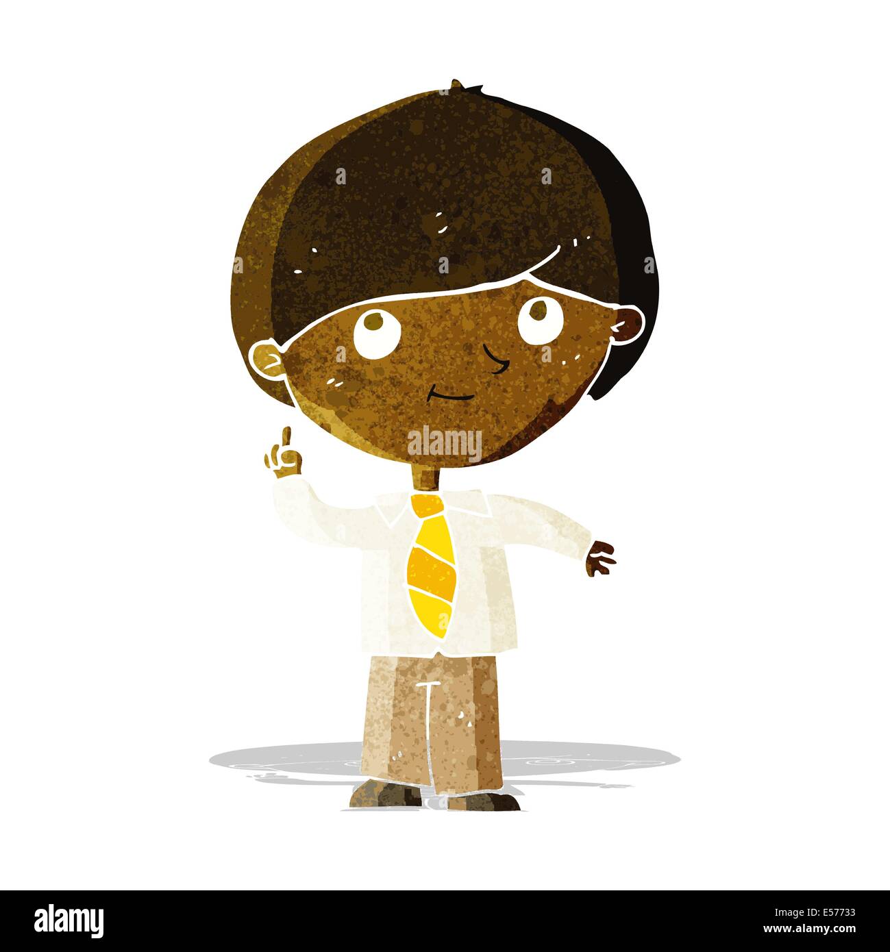 cartoon boy with idea Stock Vector Image & Art - Alamy