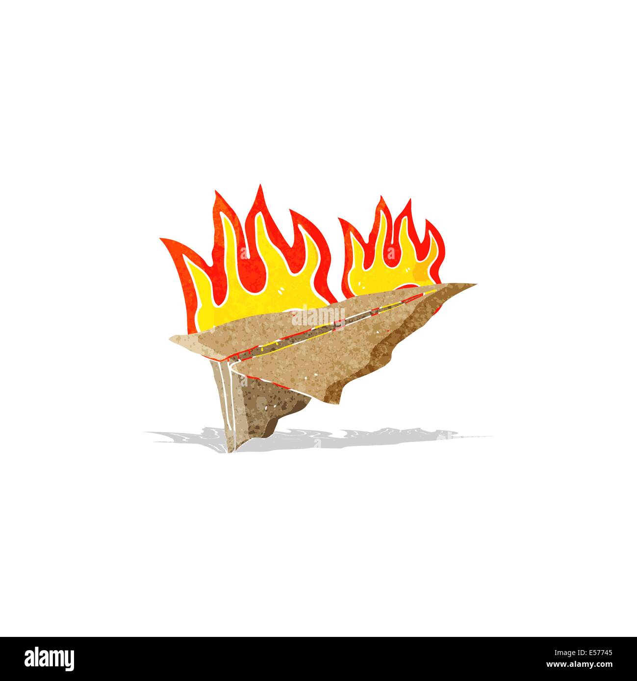 Burning paper Stock Vector Images - Alamy