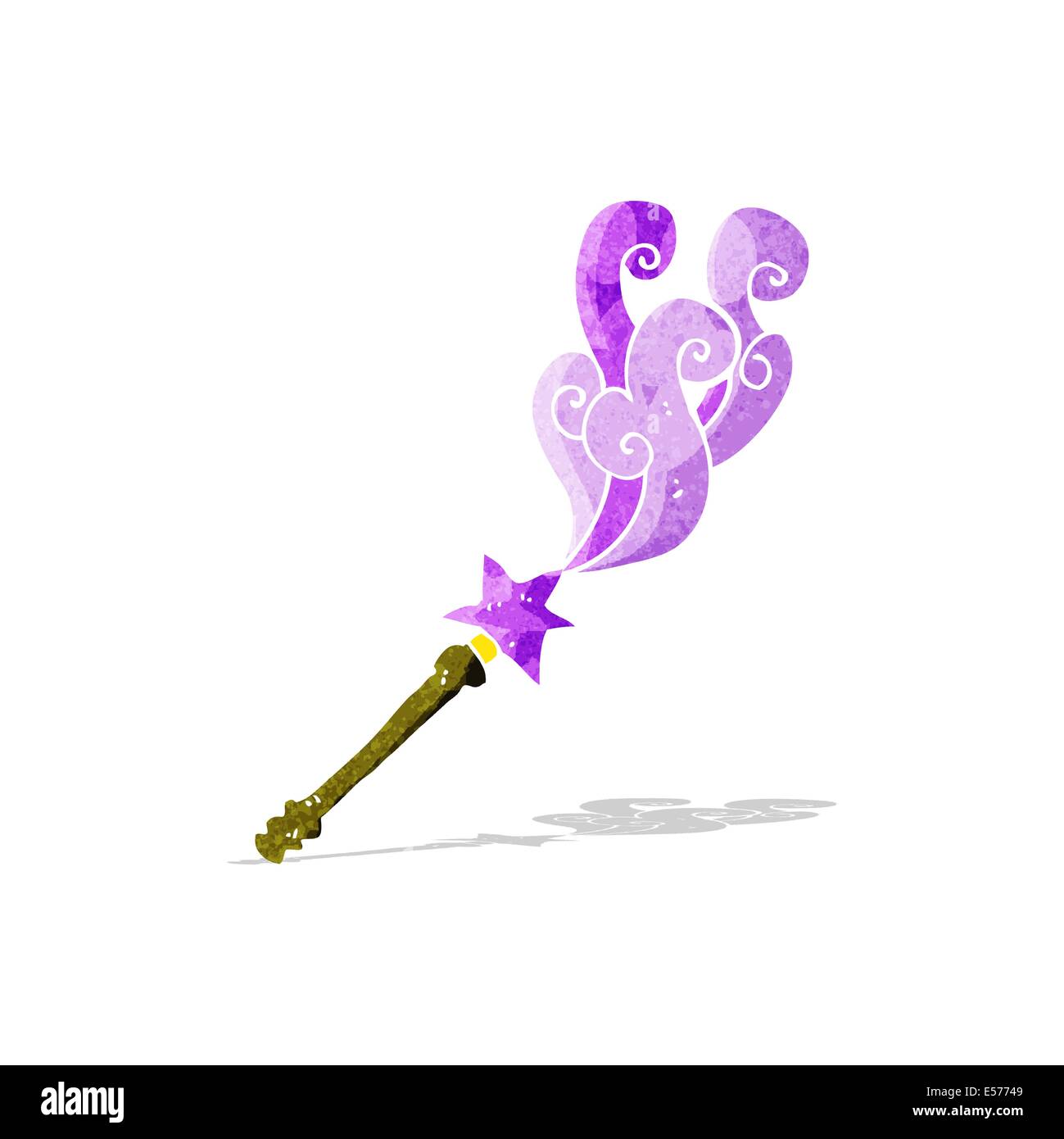 Cartoon magic wand casting spell hi-res stock photography and images ...