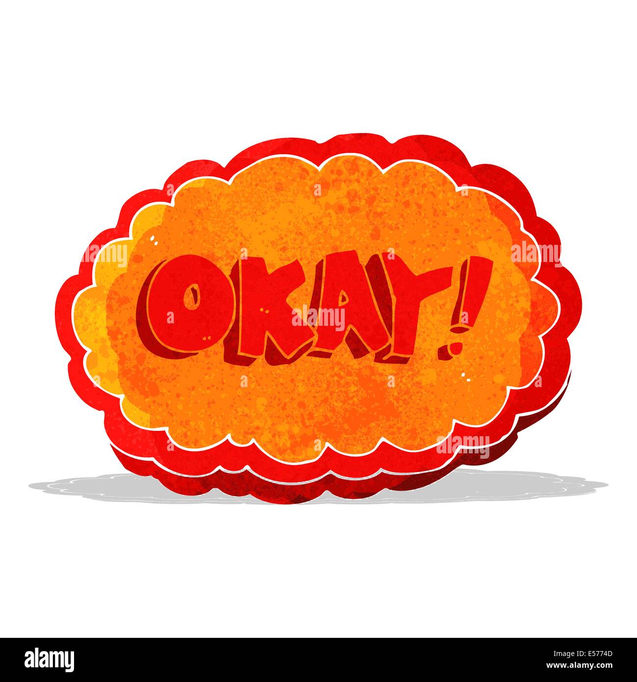 Cartoon okay sign Stock Vector Images - Alamy