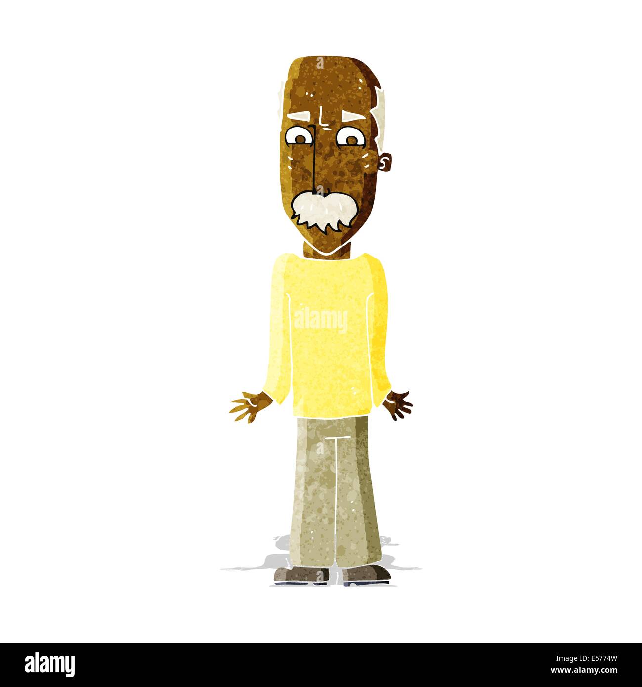 cartoon dad shrugging shoulders Stock Vector Image & Art - Alamy