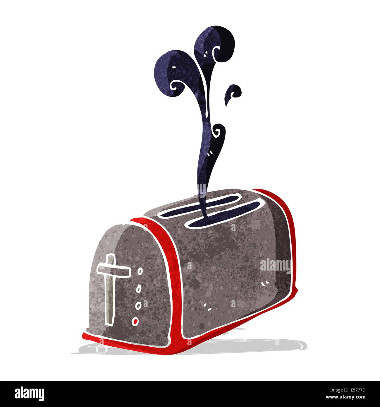 Cartoon toaster burning toast hi-res stock photography and images - Alamy