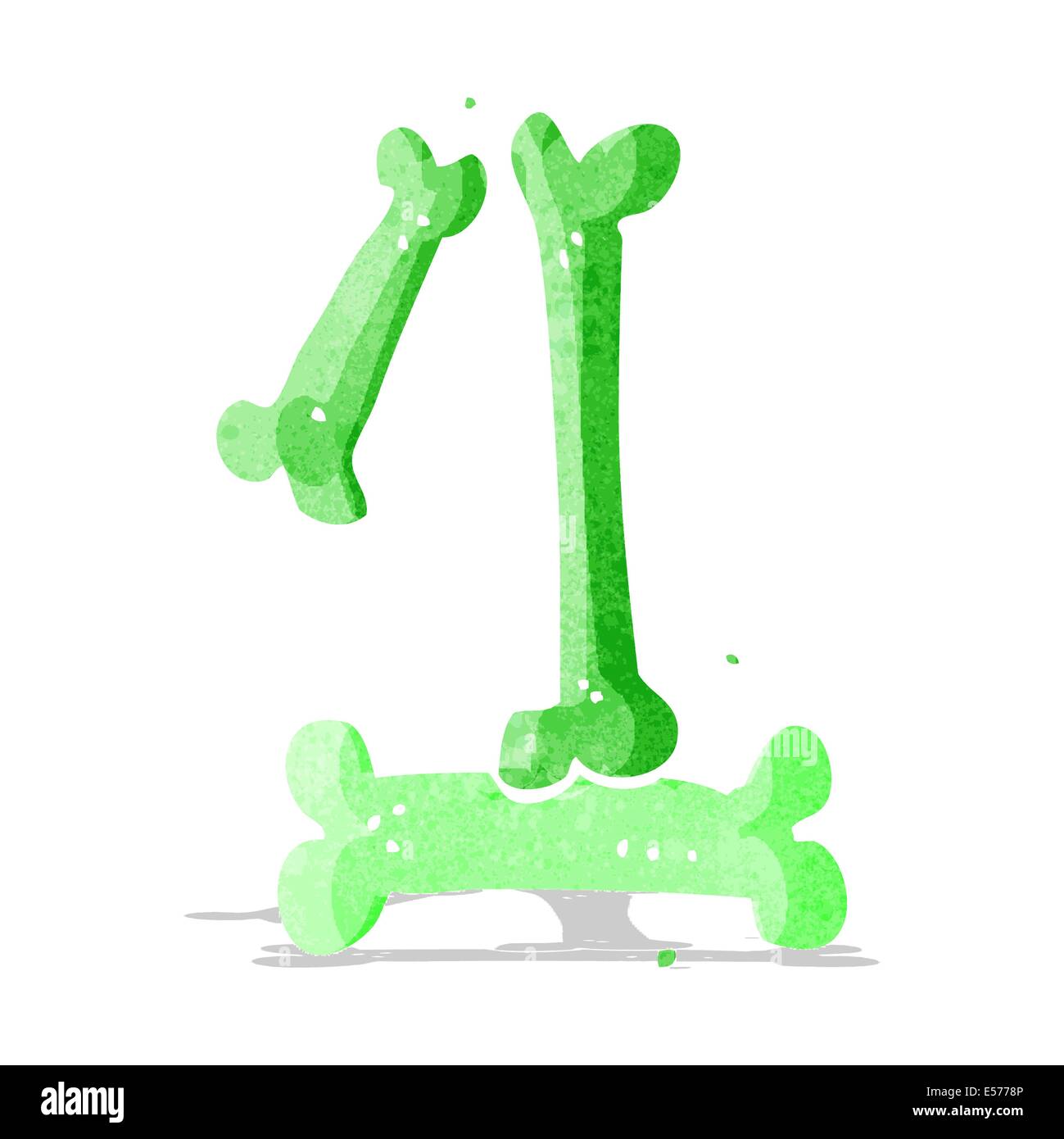 cartoon halloween bone number Stock Vector Image & Art - Alamy