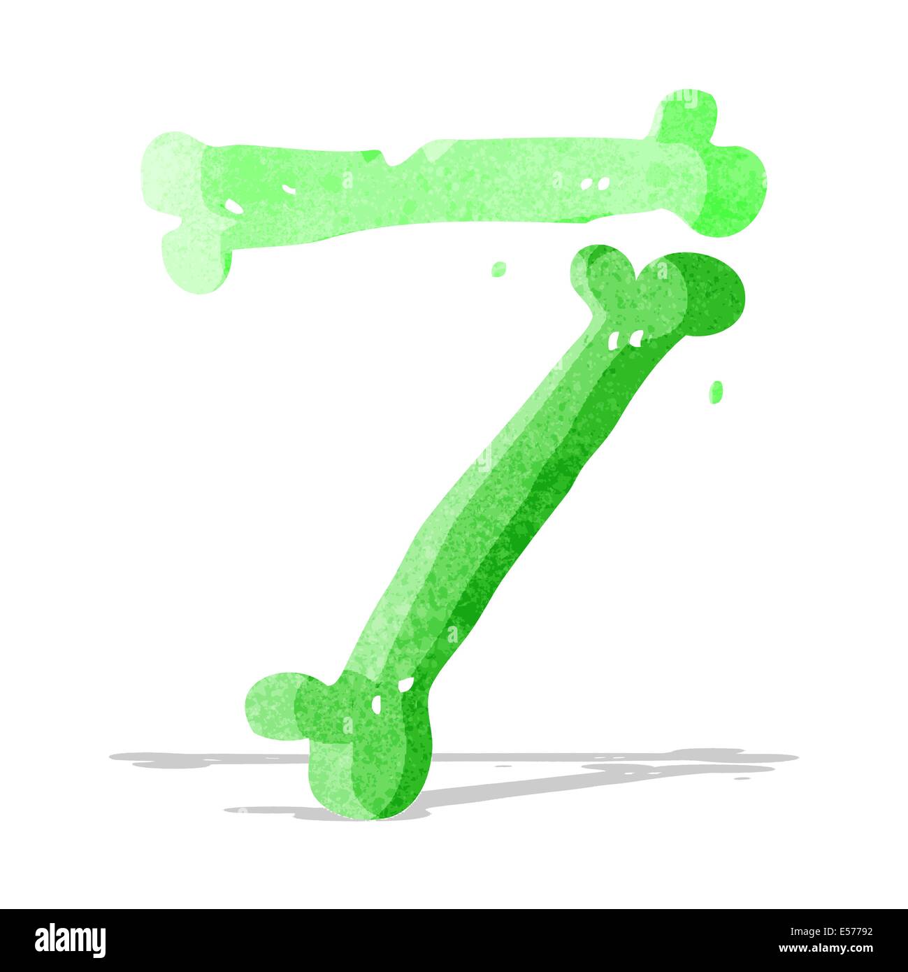 cartoon halloween bone number Stock Vector Image & Art - Alamy