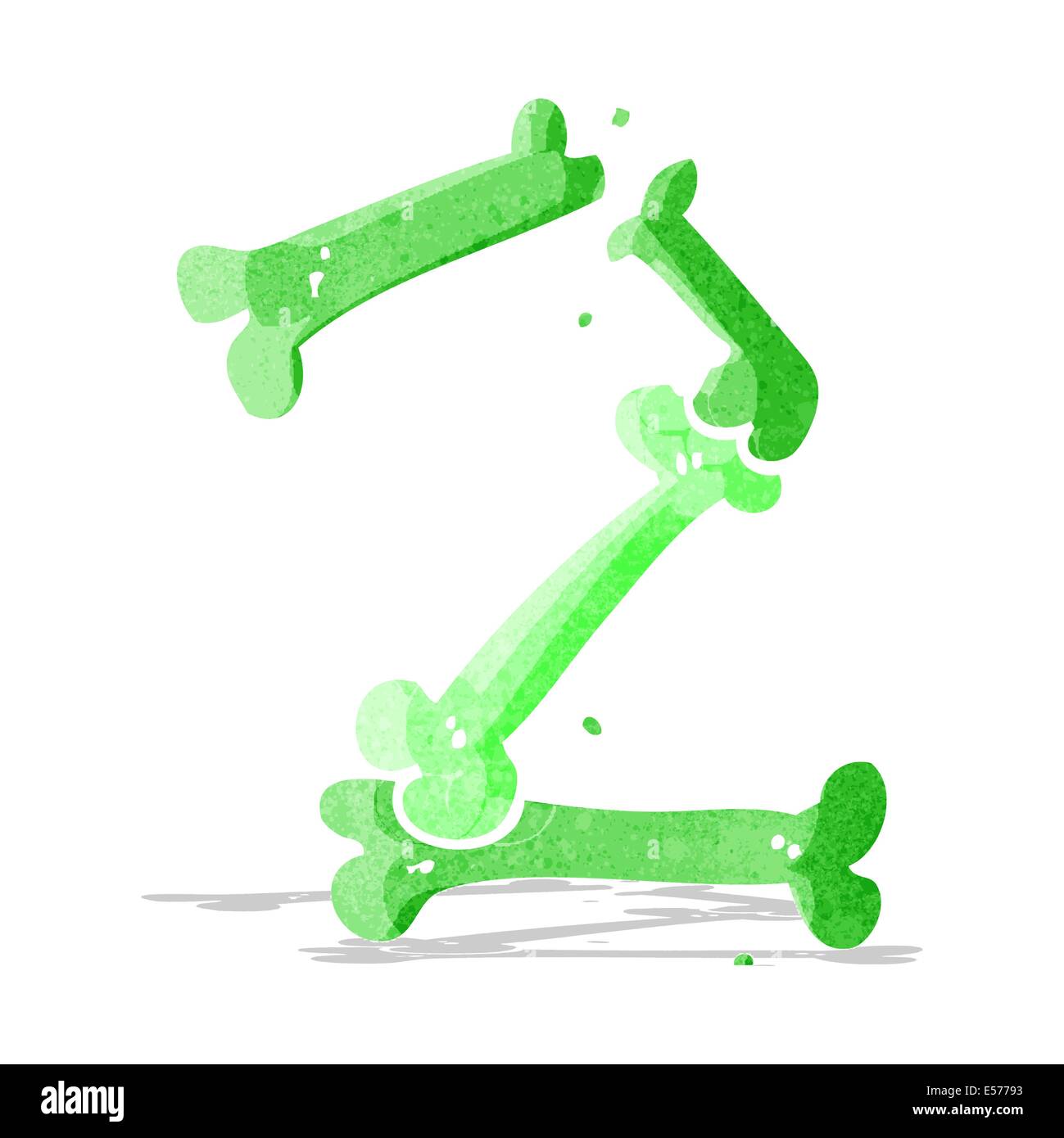 cartoon halloween bone number Stock Vector Image & Art - Alamy