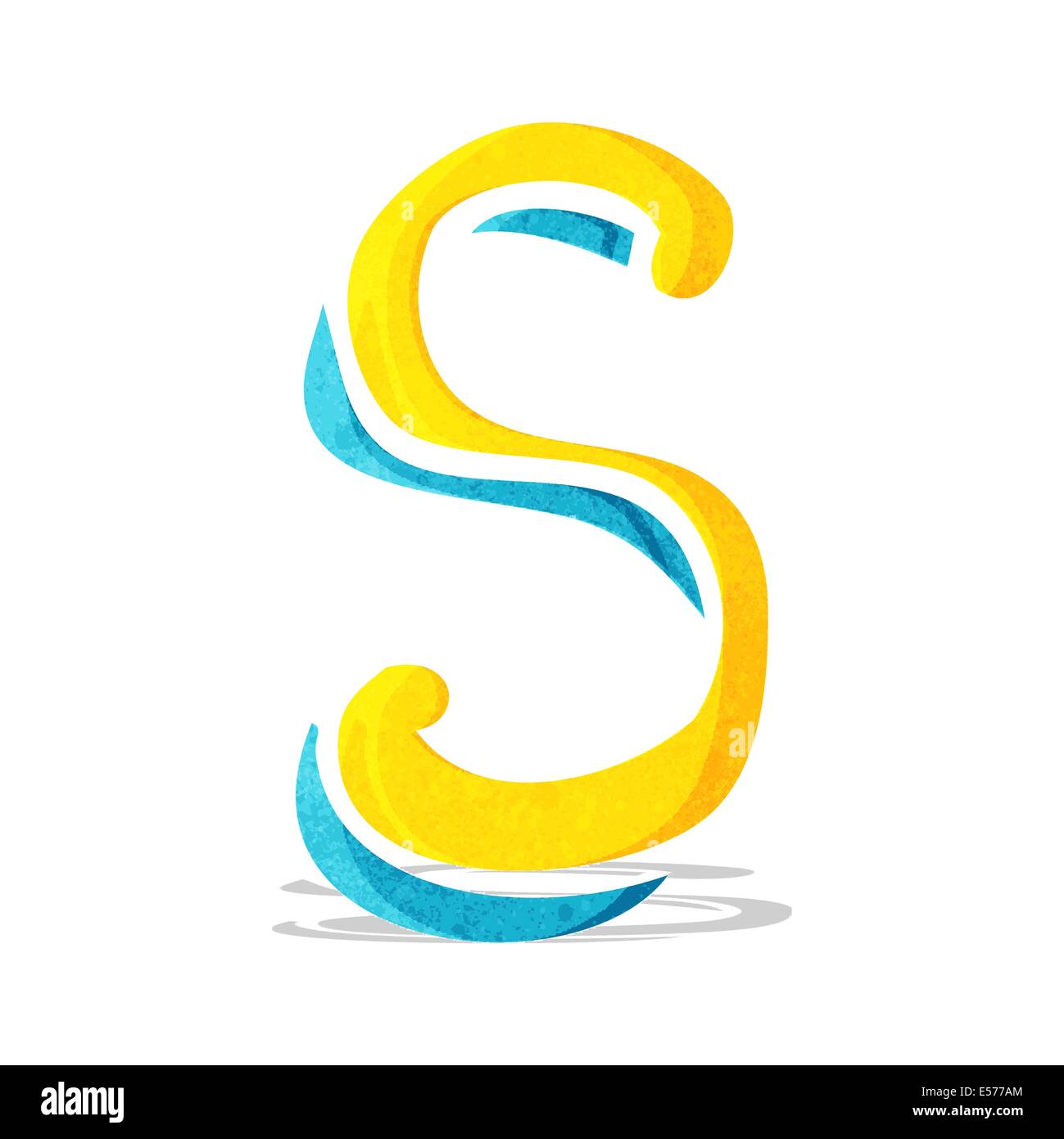 Cartoon letter hi-res stock photography and images - Alamy