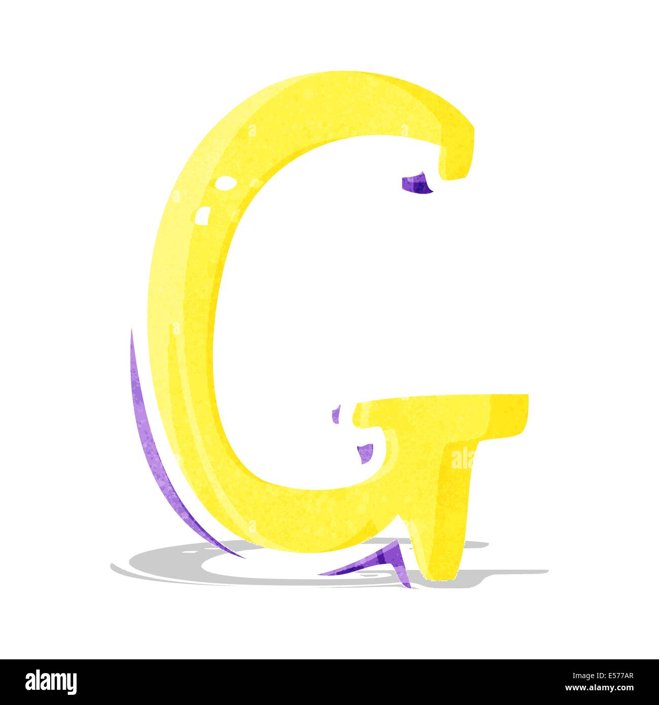 Cartoon letter g Cut Out Stock Images & Pictures - Alamy