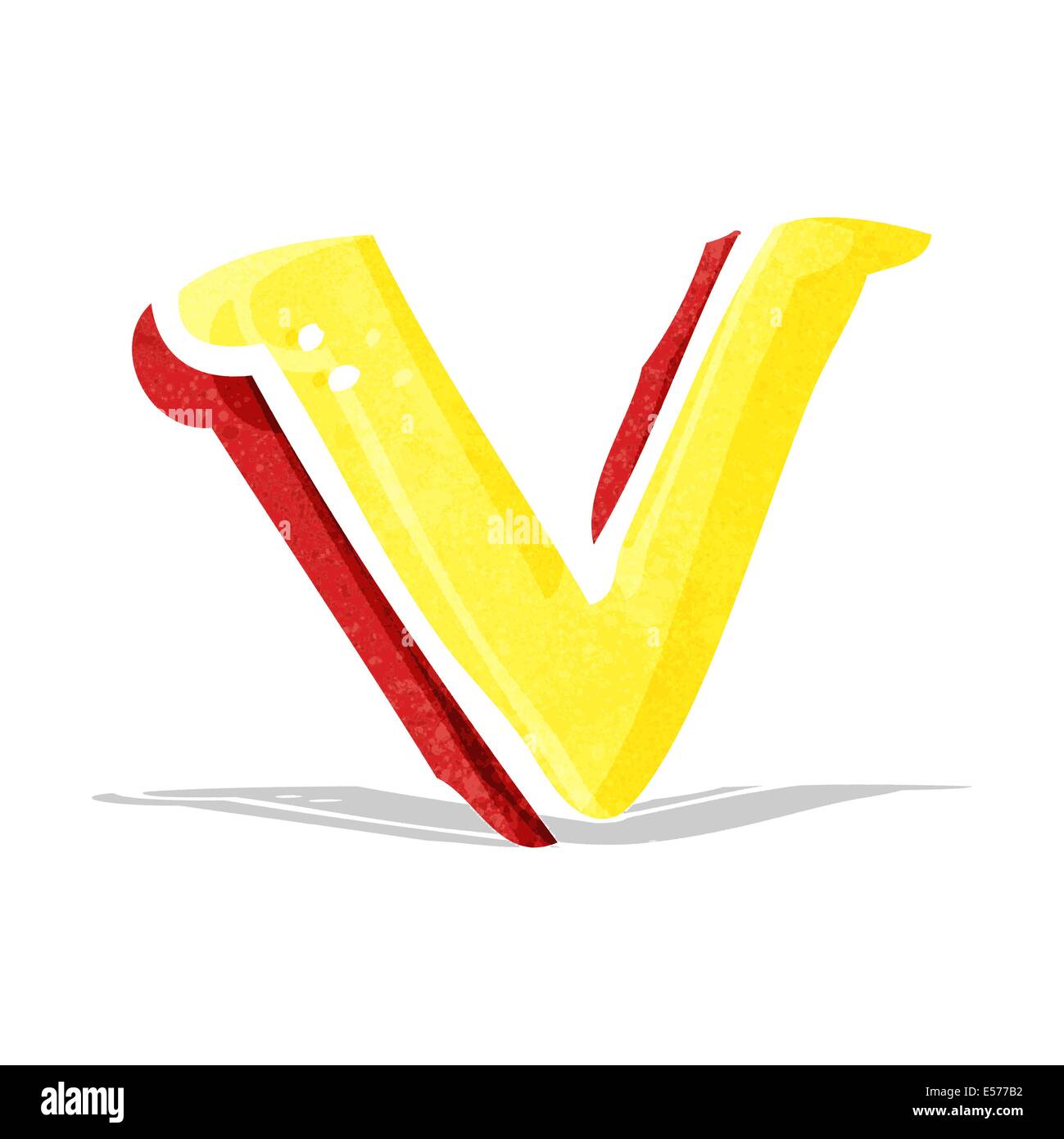 cartoon letter V Stock Vector Image & Art - Alamy