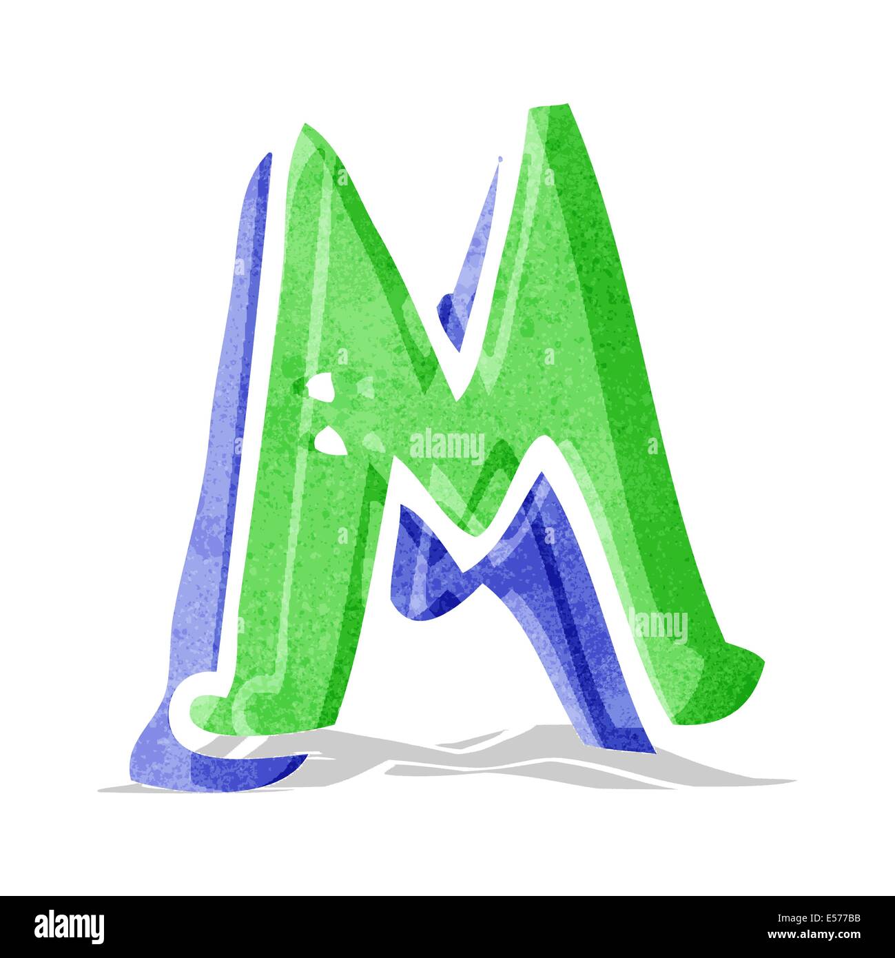 cartoon letter M Stock Vector Image & Art - Alamy