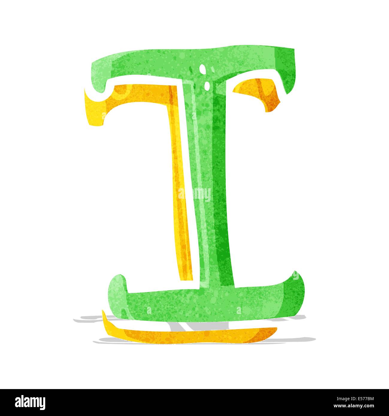 cartoon letter I Stock Vector Image & Art - Alamy