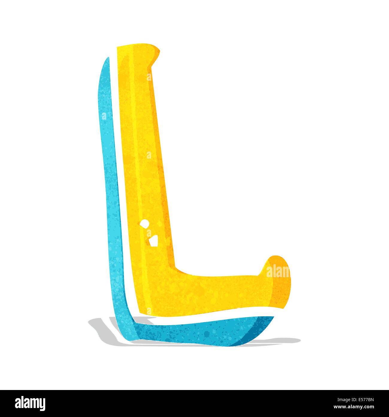 cartoon letter L Stock Vector Image & Art - Alamy