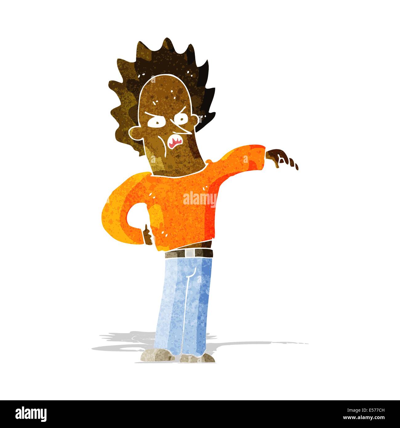 cartoon nasty boy Stock Vector Image & Art - Alamy