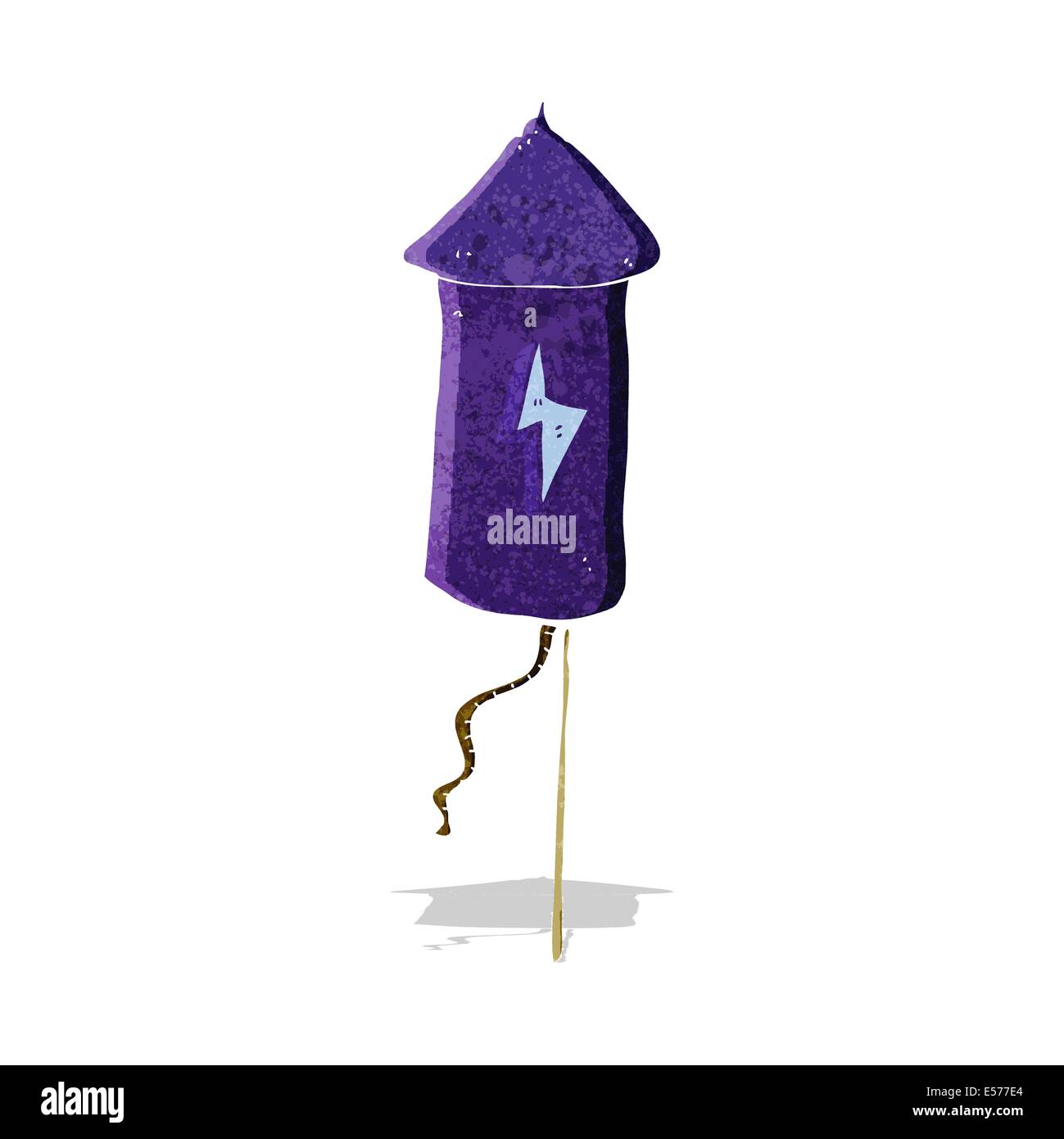 cartoon firework rocket Stock Vector Image & Art - Alamy