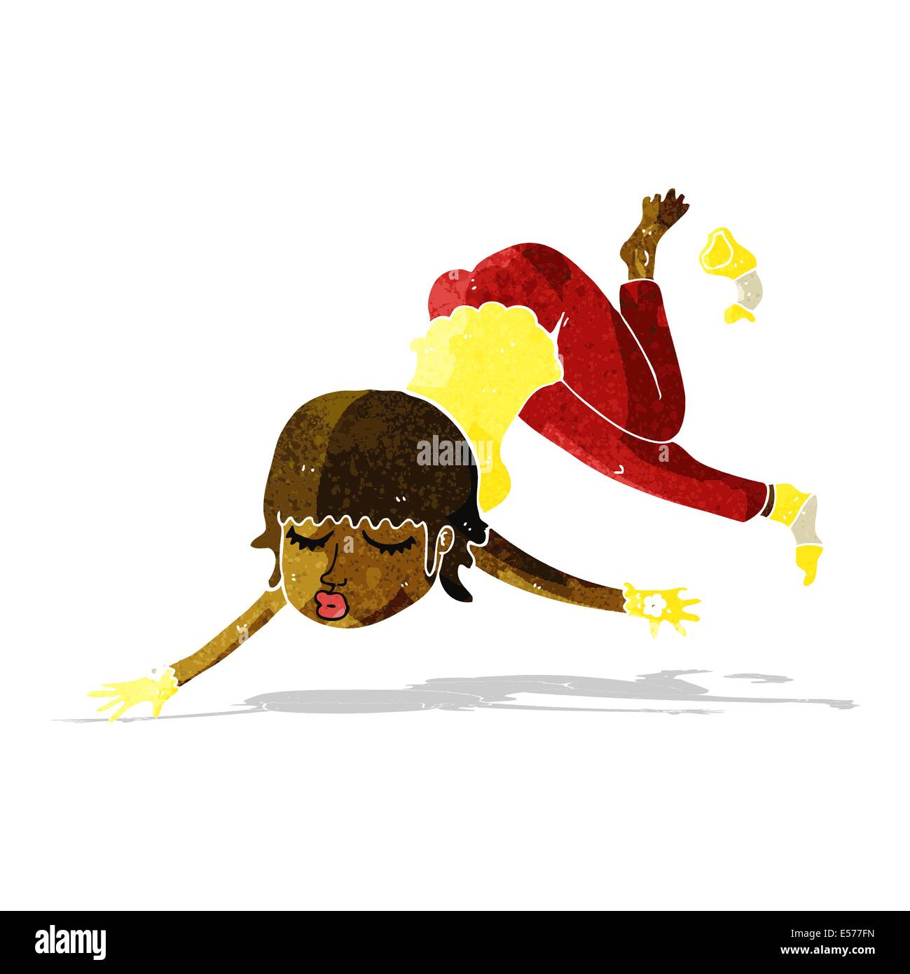 cartoon woman floating Stock Vector Image & Art - Alamy