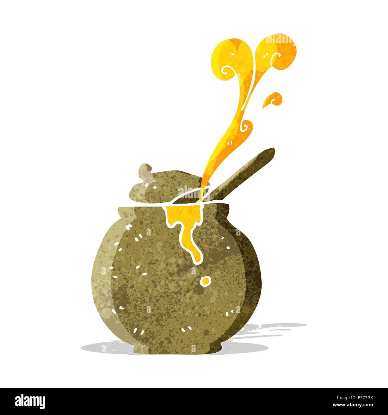 Cartoon honey pot Cut Out Stock Images & Pictures - Alamy
