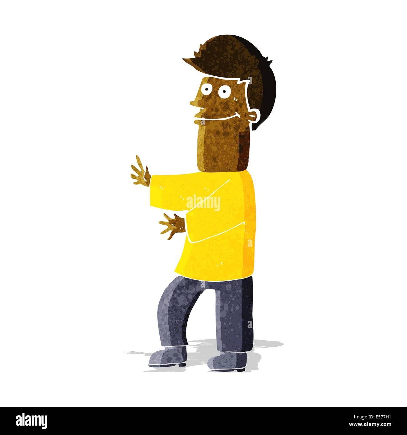 cartoon man gesturing Stock Vector Image & Art - Alamy