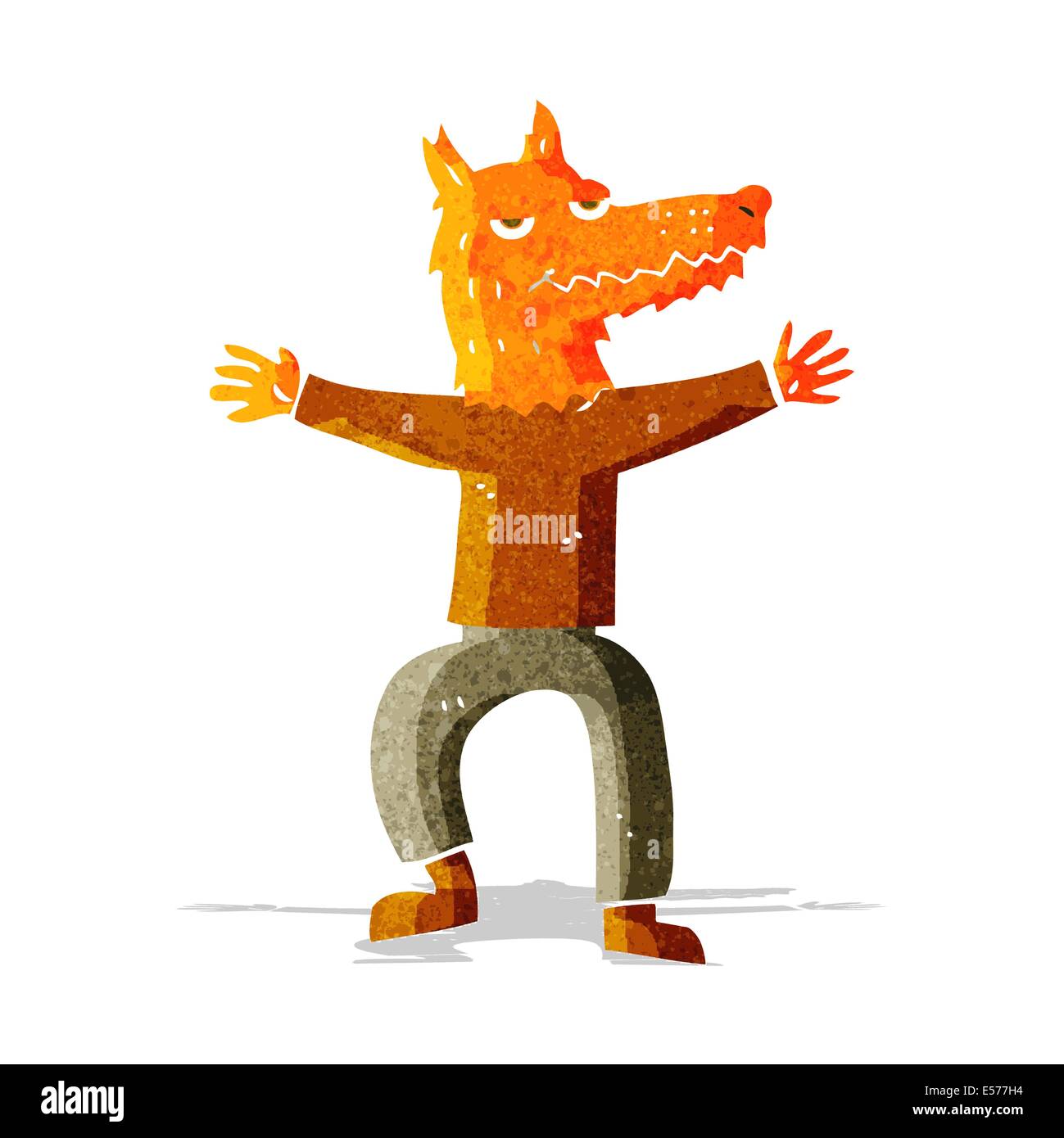 cartoon fox man Stock Vector Image & Art - Alamy