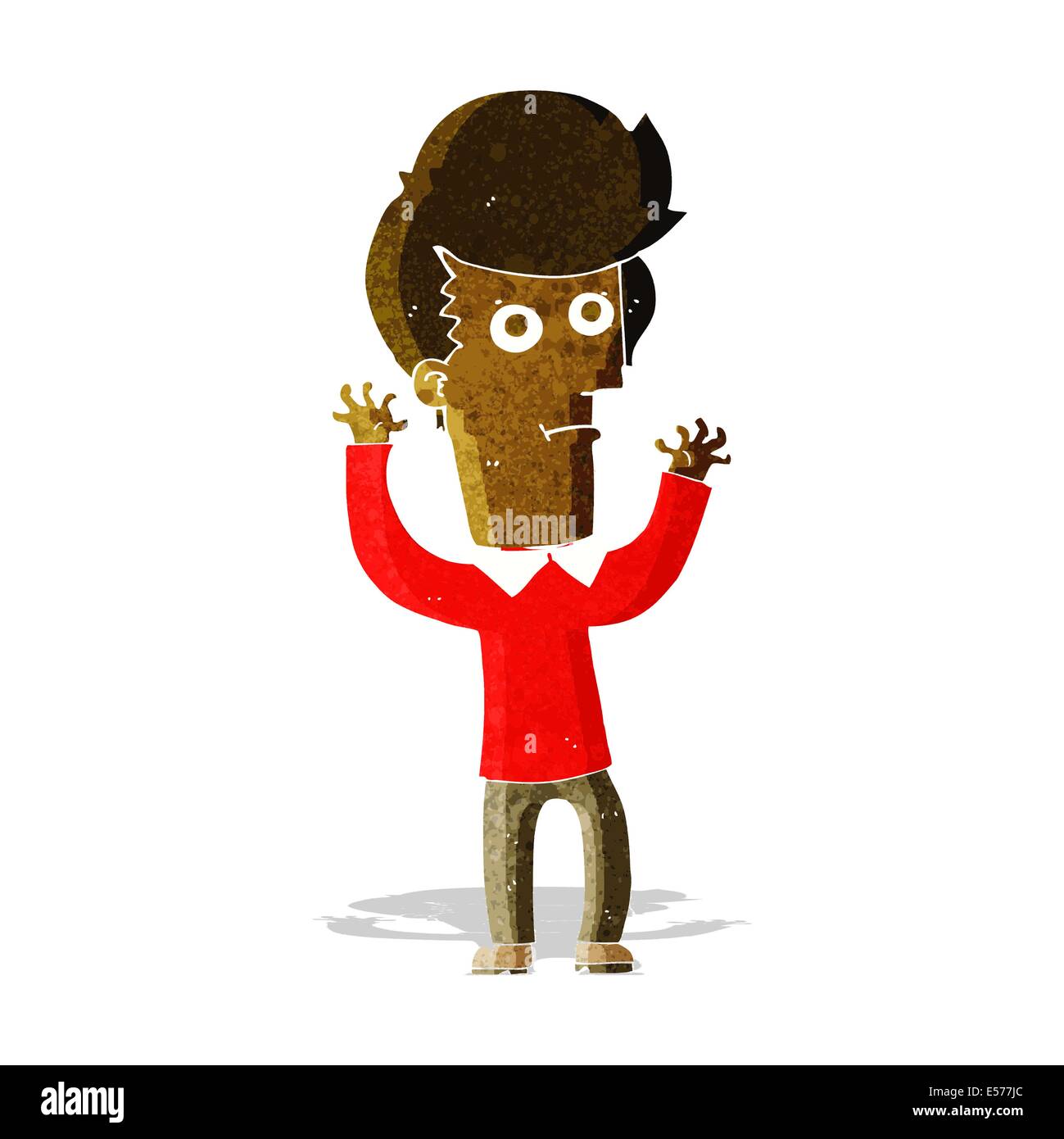 cartoon shocked man Stock Vector Image & Art - Alamy