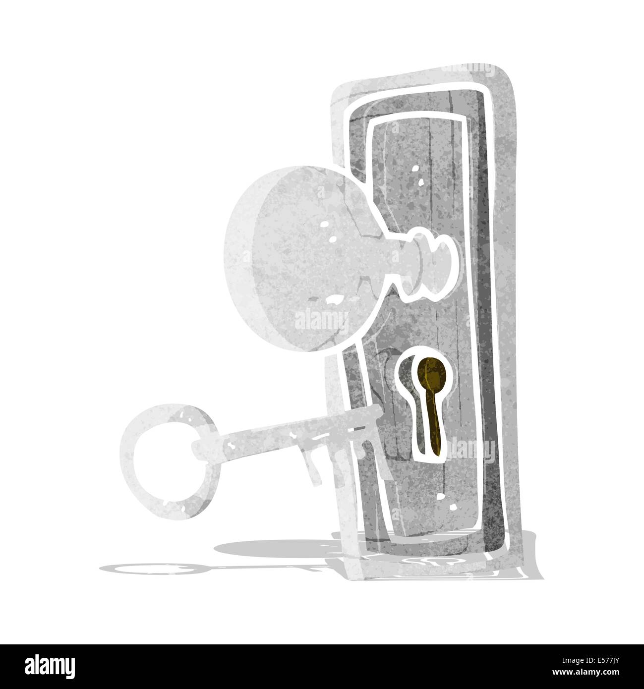 cartoon key and keyhole Stock Vector Image & Art - Alamy