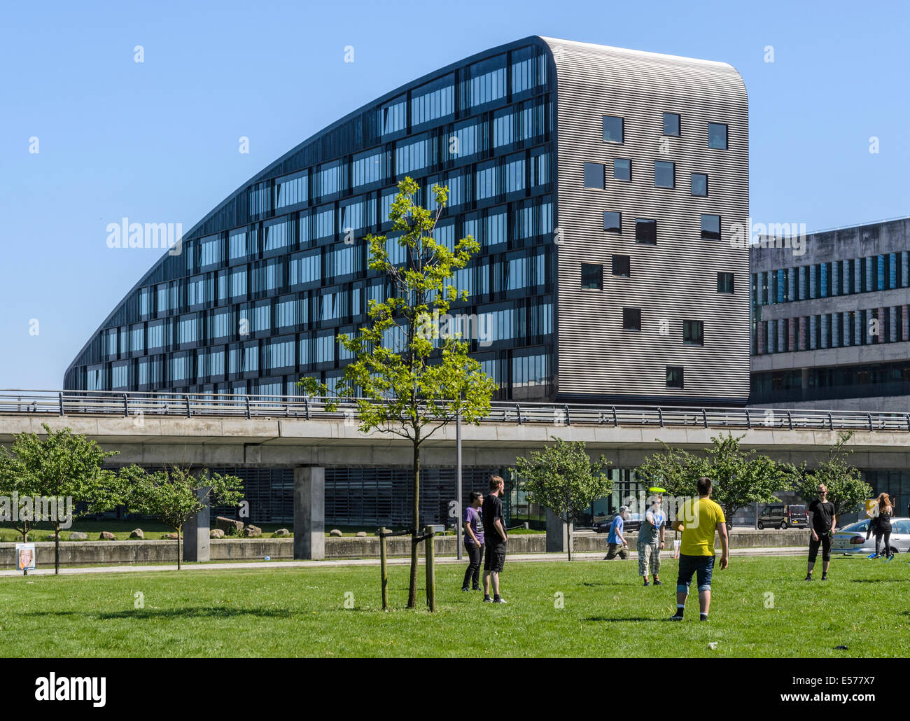 Winghouse, modern office building, Amager, Copenhagen, Denmark Stock ...