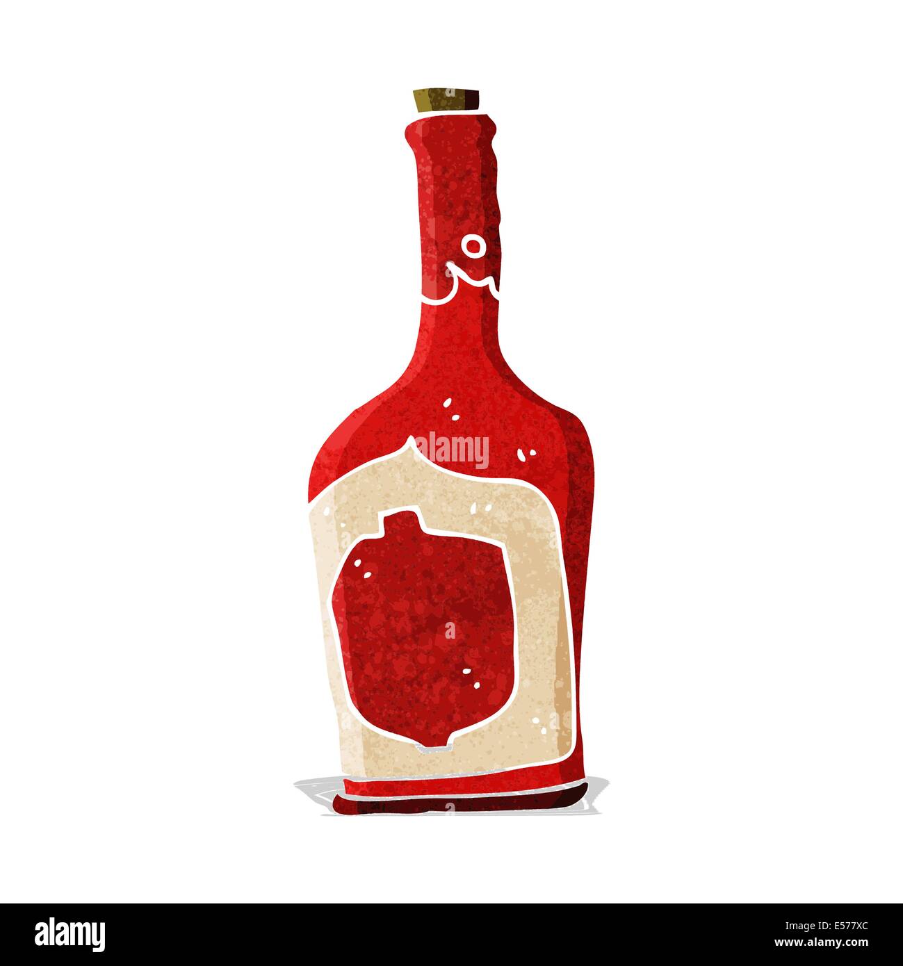 cartoon bottle of rum Stock Vector Image & Art - Alamy