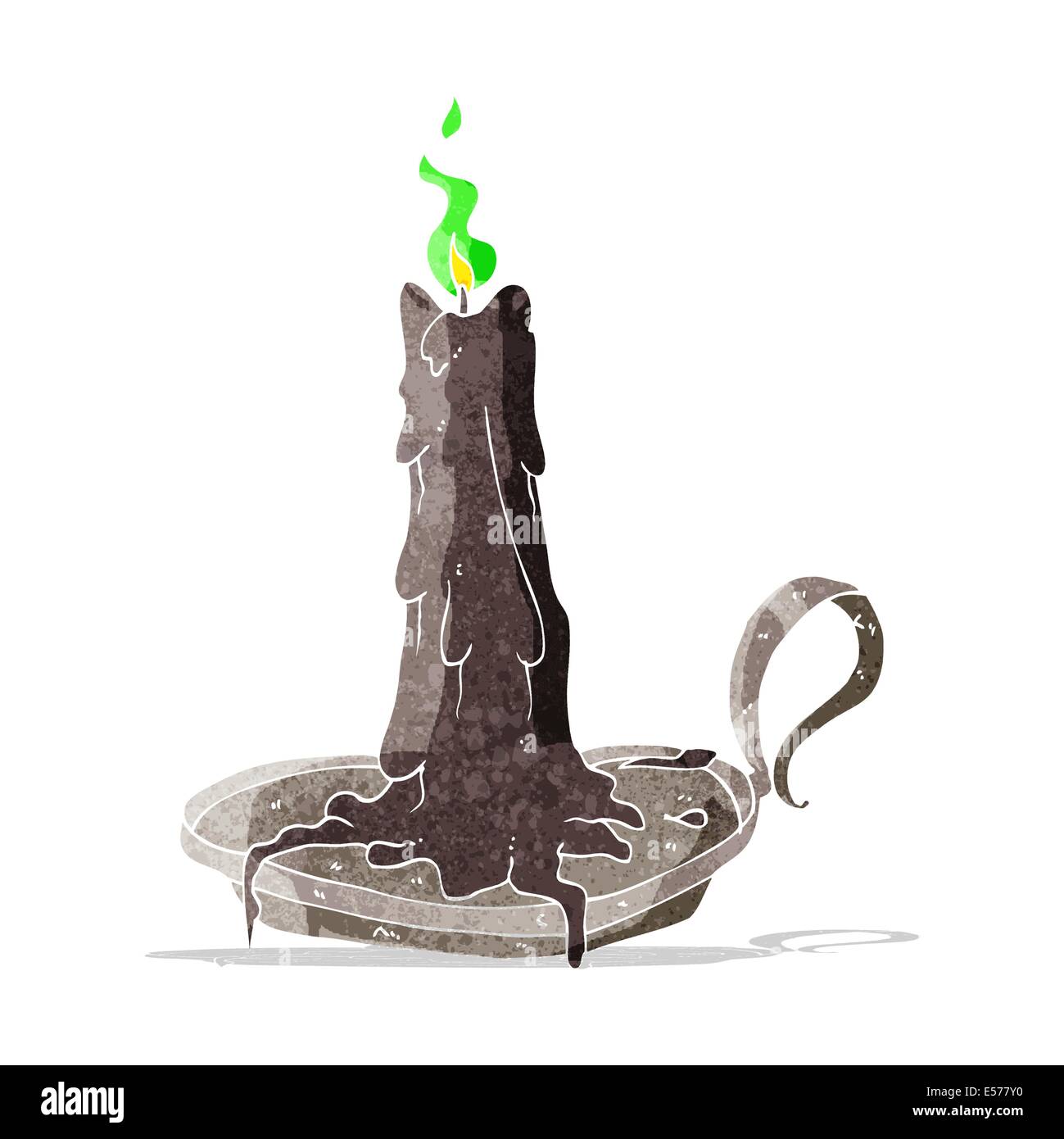 cartoon spooky dribbling candle Stock Vector Image & Art - Alamy