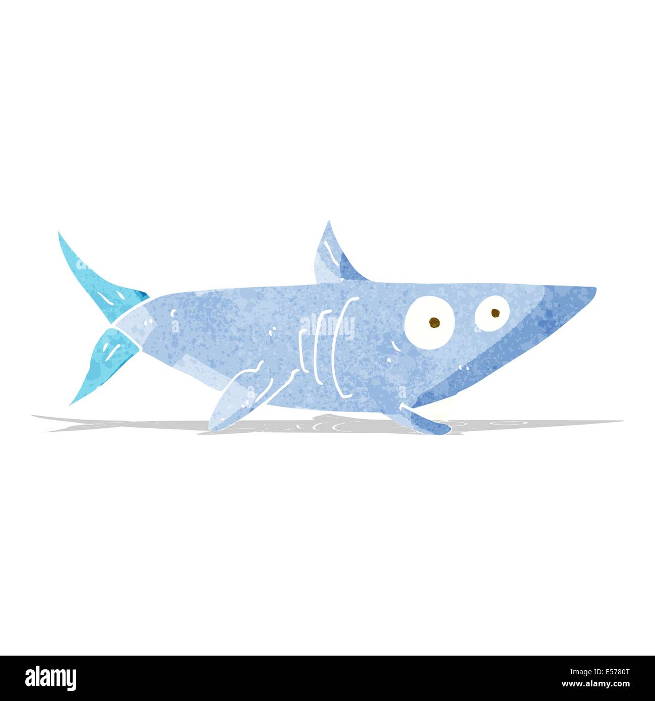 cartoon happy shark Stock Vector Image & Art - Alamy