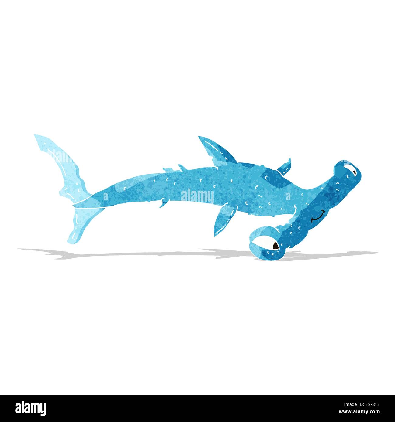 cartoon hammerhead shark Stock Vector Image & Art - Alamy
