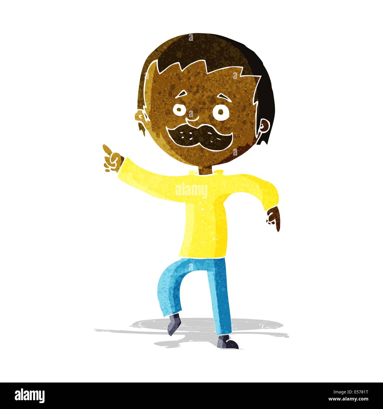 Father pointing Stock Vector Images - Alamy