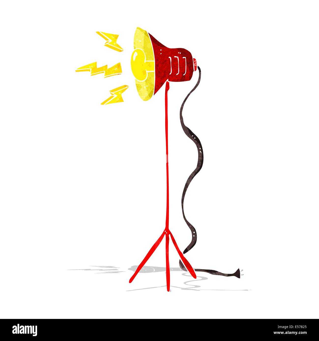 cartoon studio lamp shining Stock Vector Image & Art - Alamy