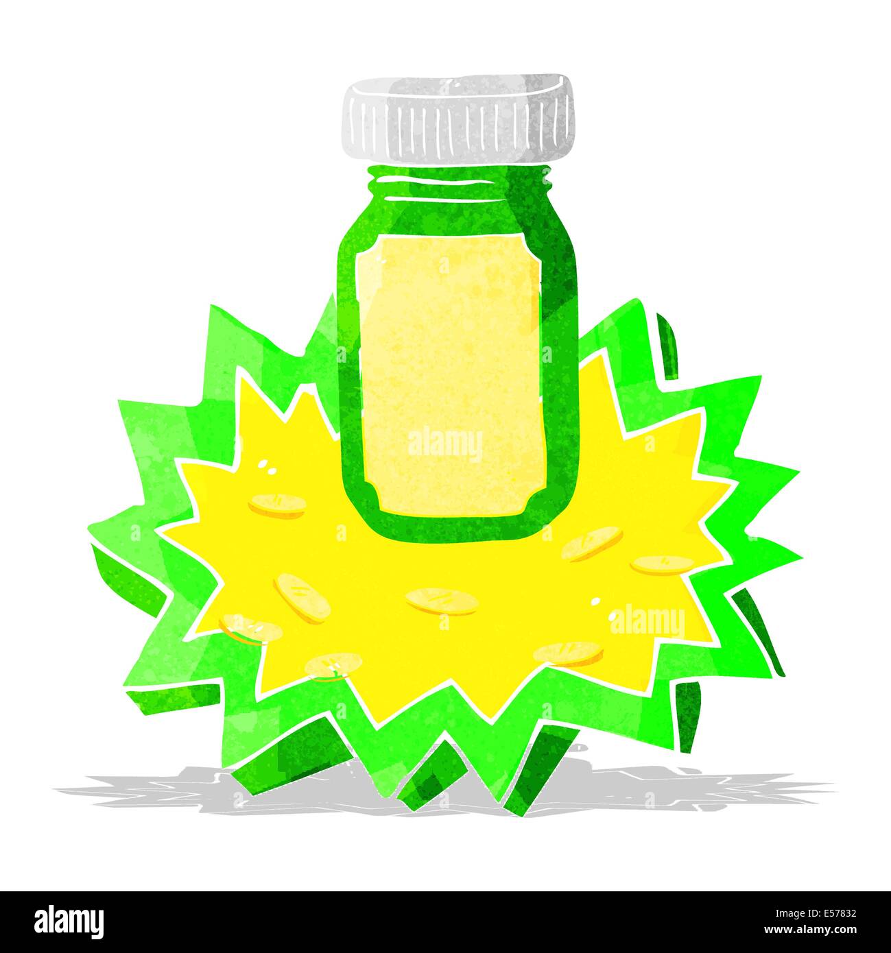 Tablets in jar Stock Vector Images - Alamy