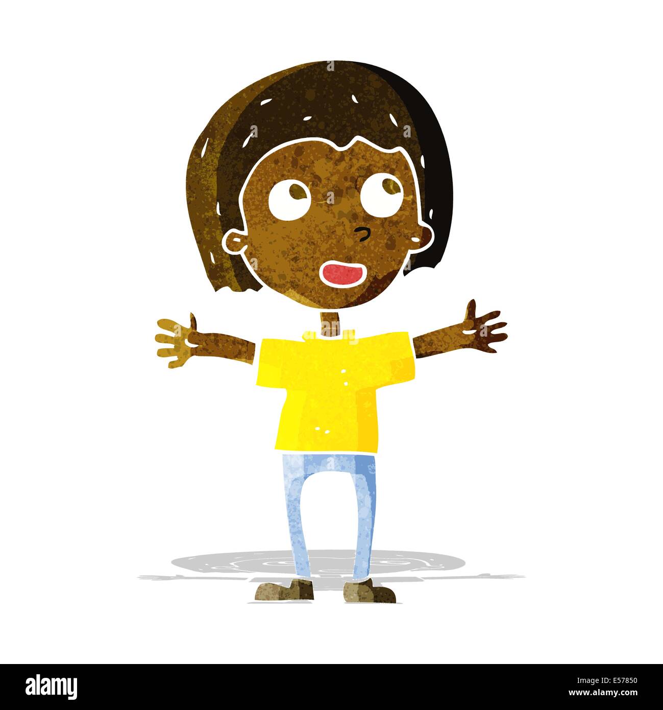 cartoon happy person Stock Vector Image & Art - Alamy