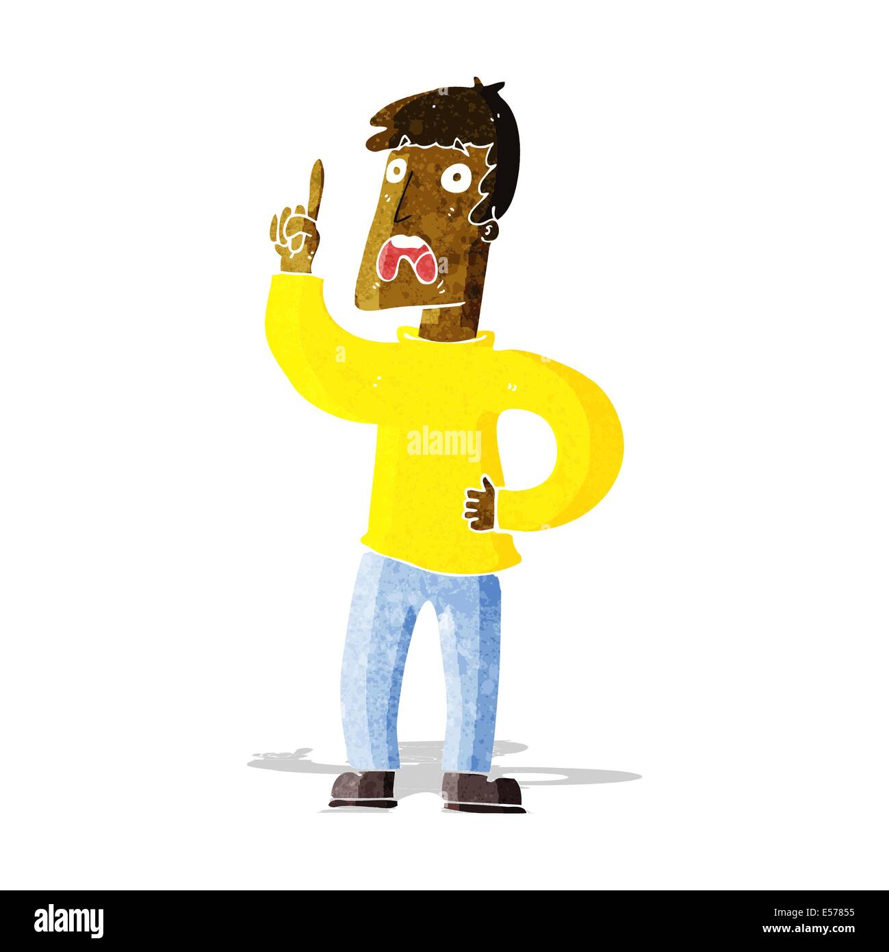 cartoon man with complaint Stock Vector Image & Art - Alamy