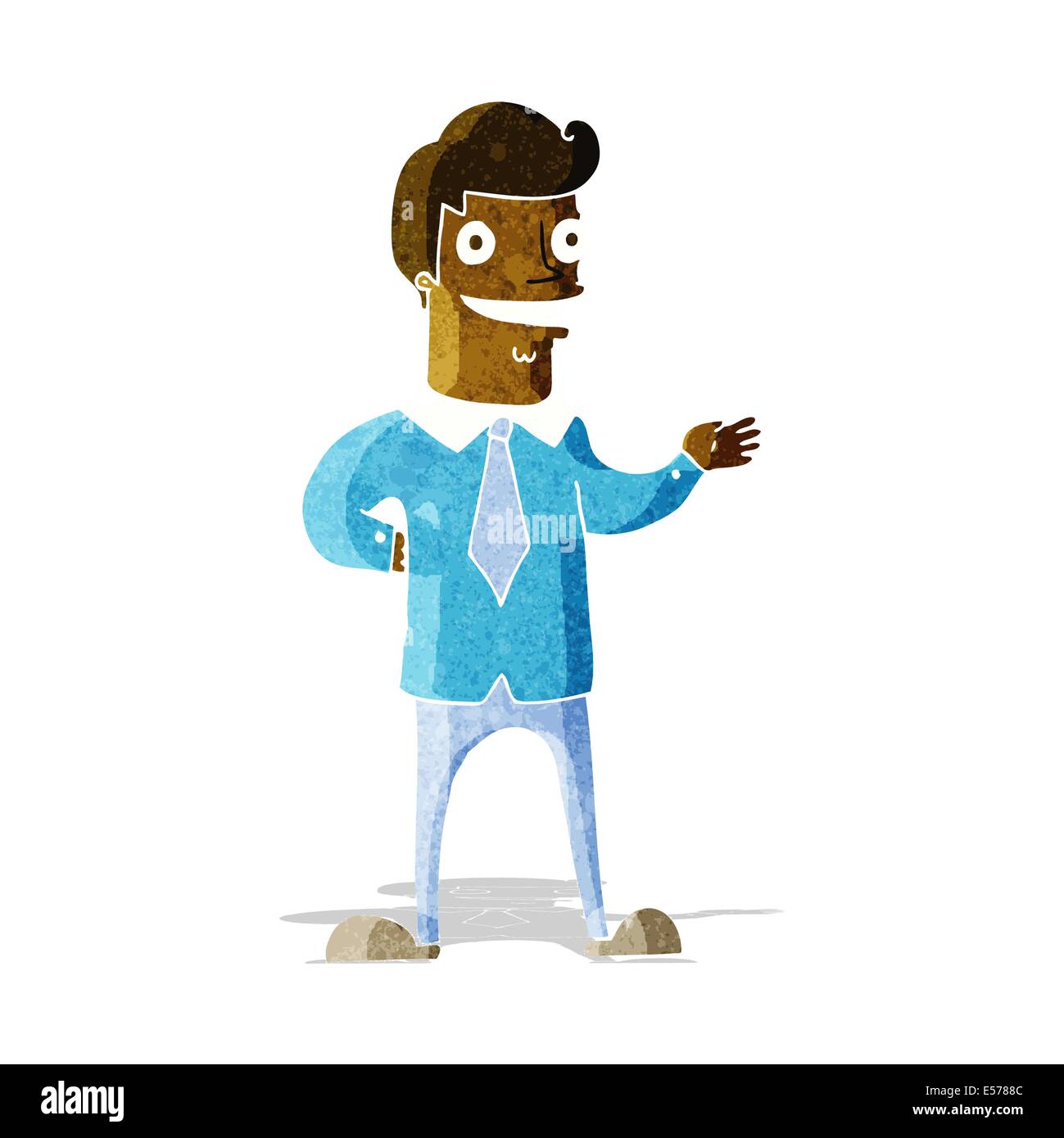 Cartoon salesman Stock Vector Images - Alamy