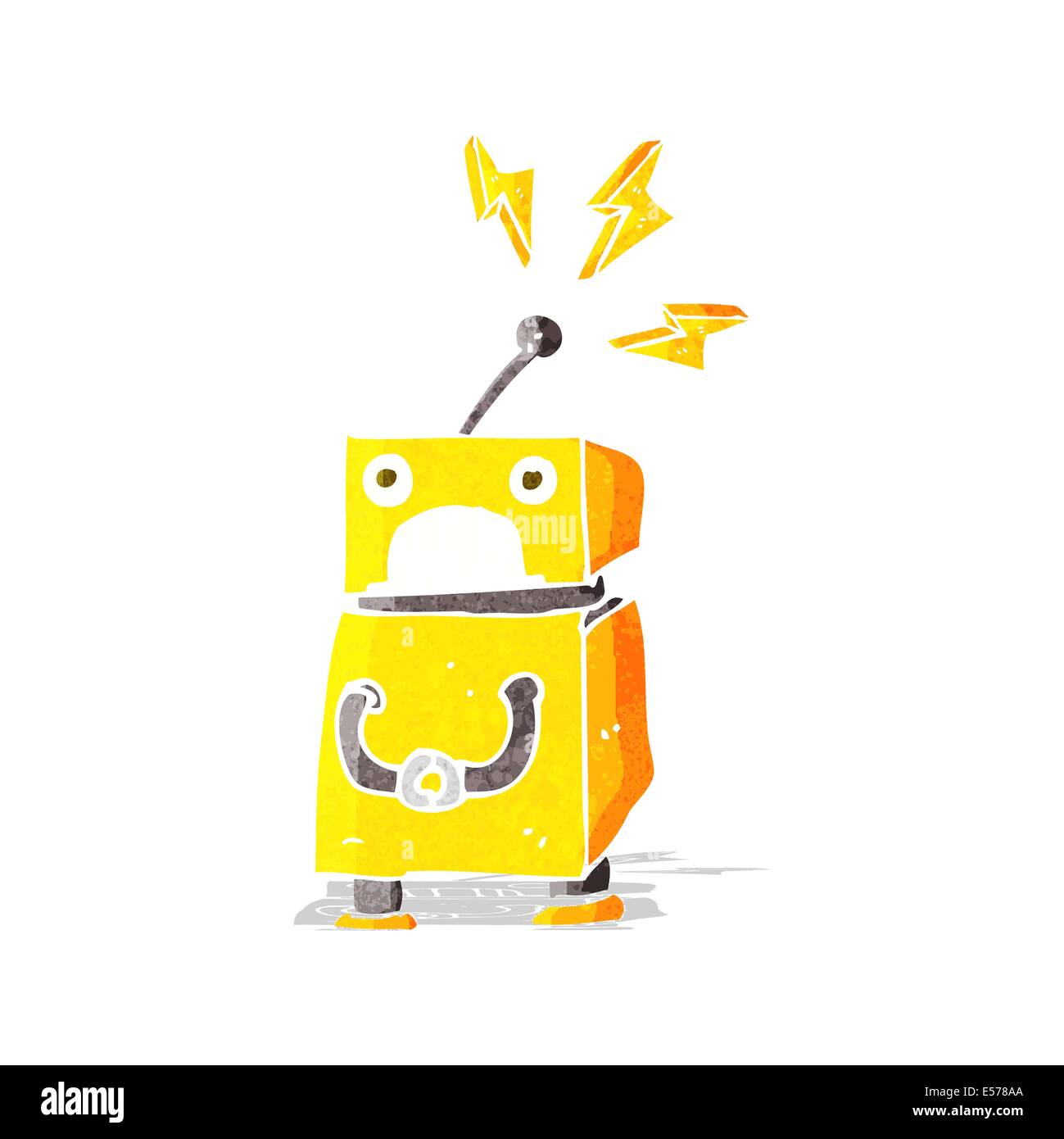 cartoon little robot Stock Vector Image & Art - Alamy