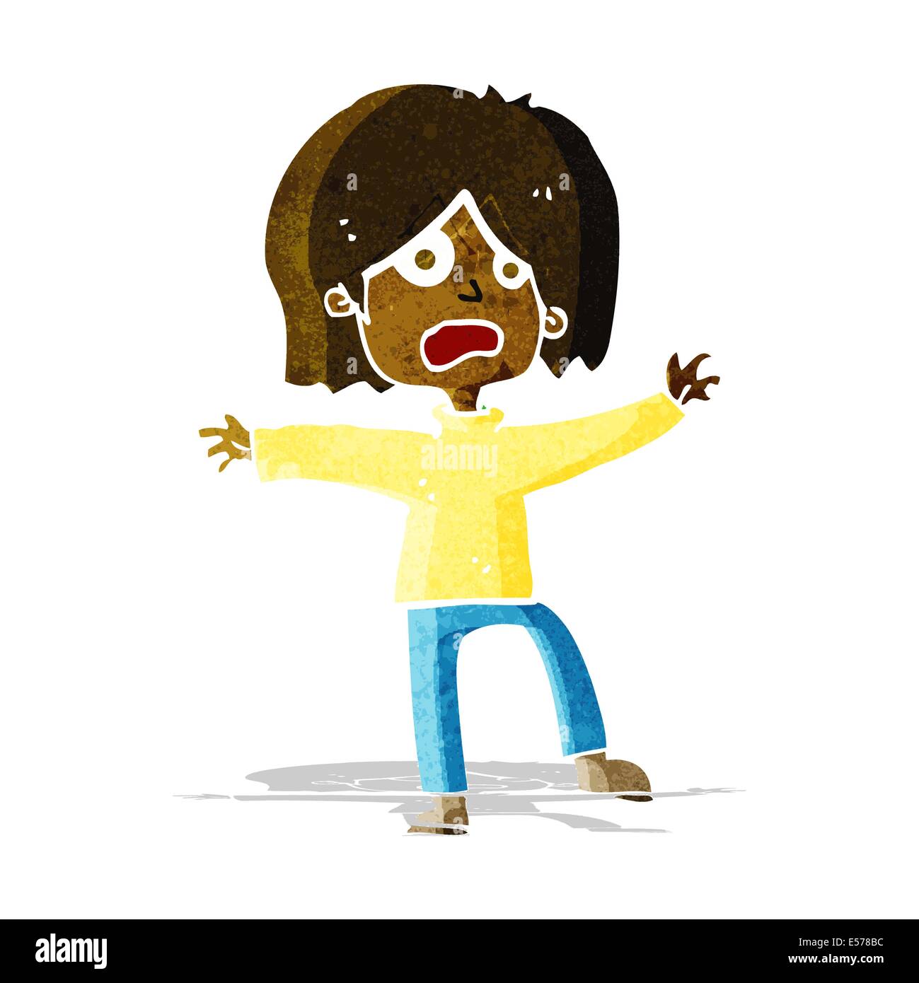 cartoon unhappy person Stock Vector Image & Art - Alamy