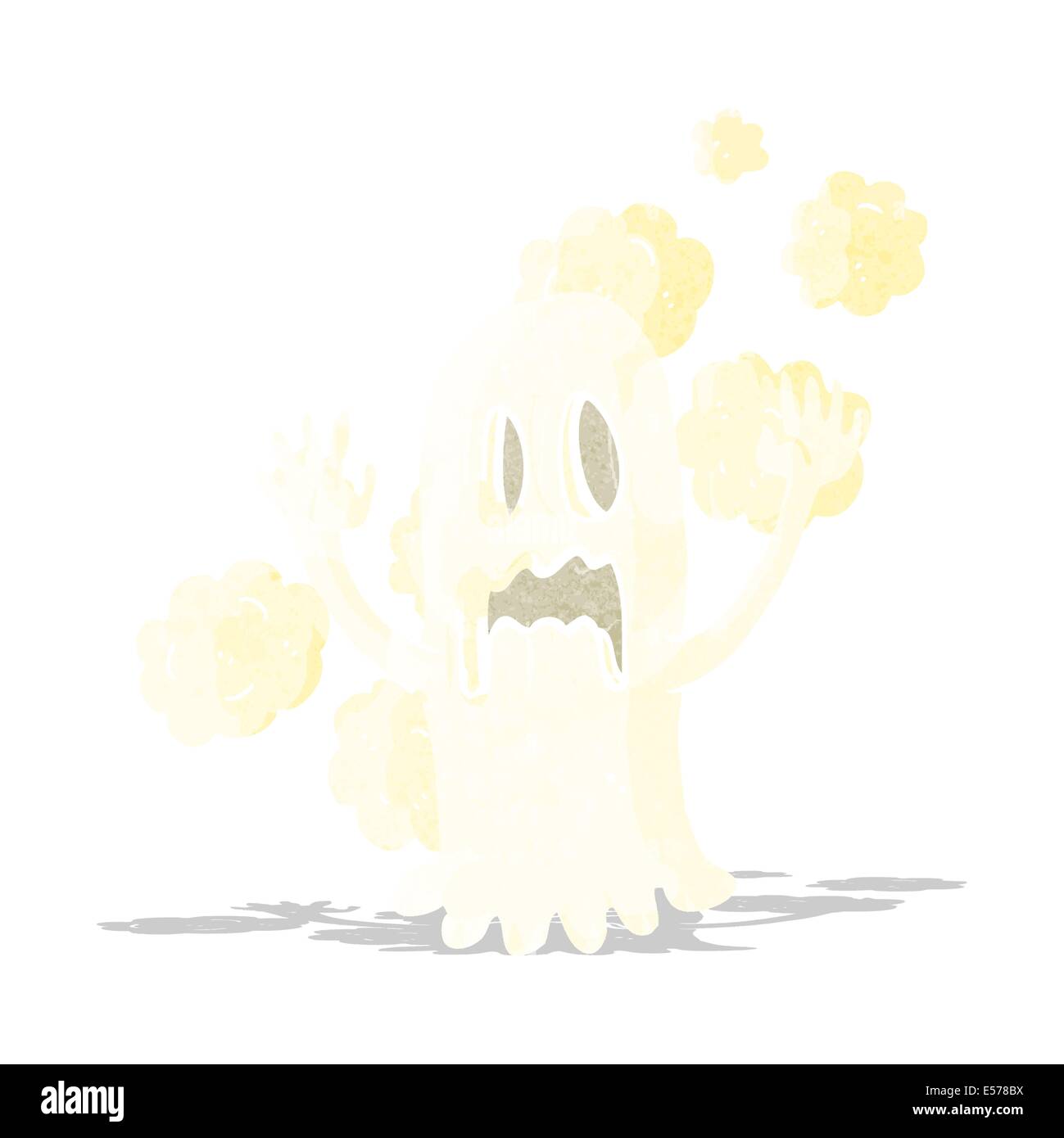 cartoon spooky ghost Stock Vector Image & Art - Alamy