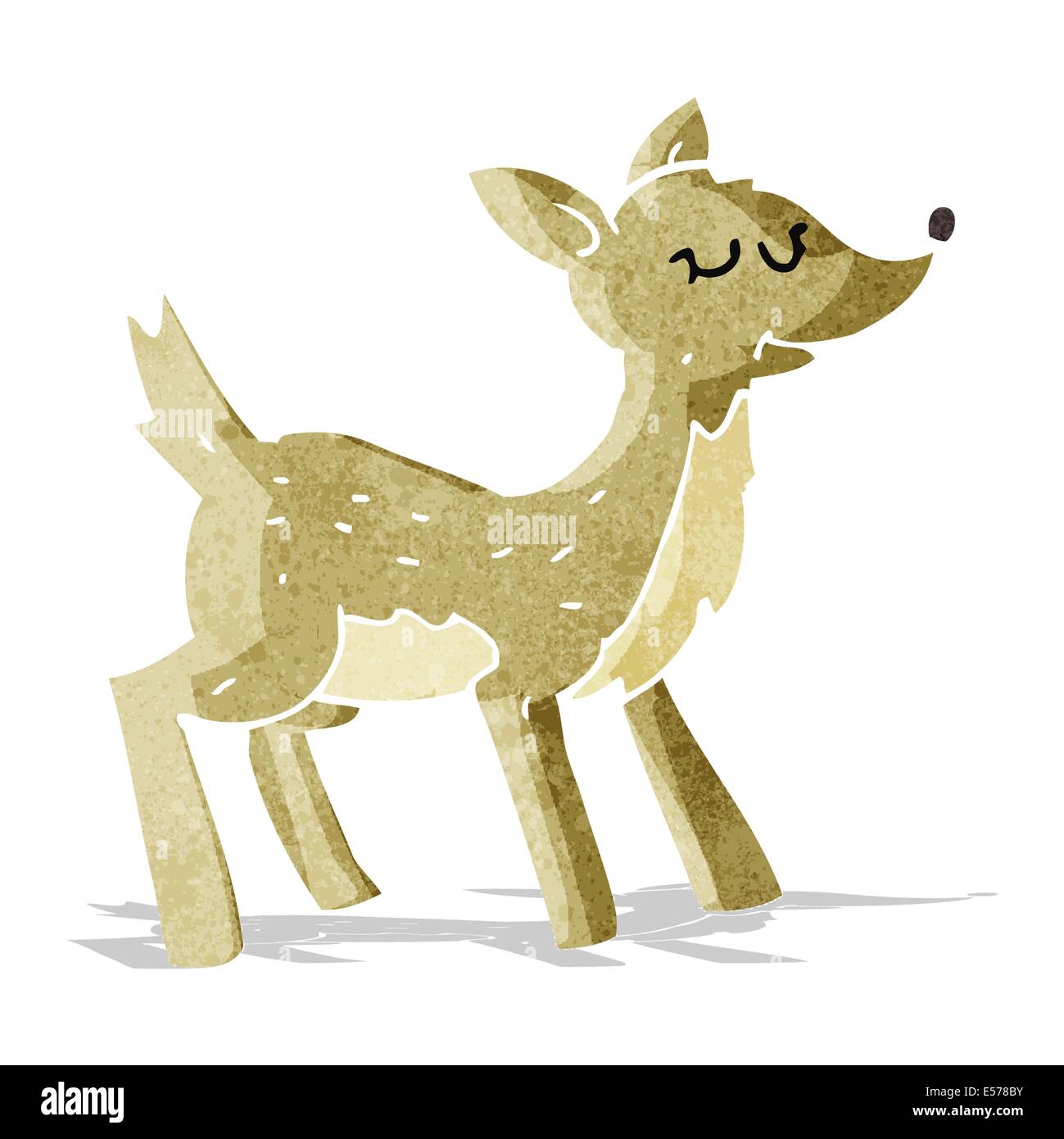 cute cartoon deer Stock Vector Image & Art - Alamy