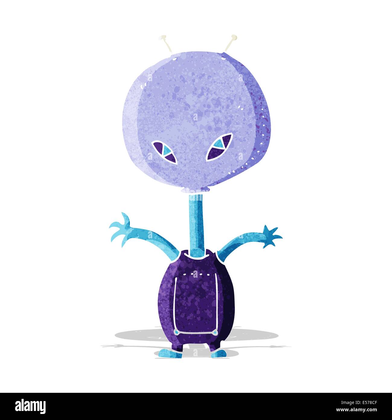 cartoon space alien Stock Vector Image & Art - Alamy