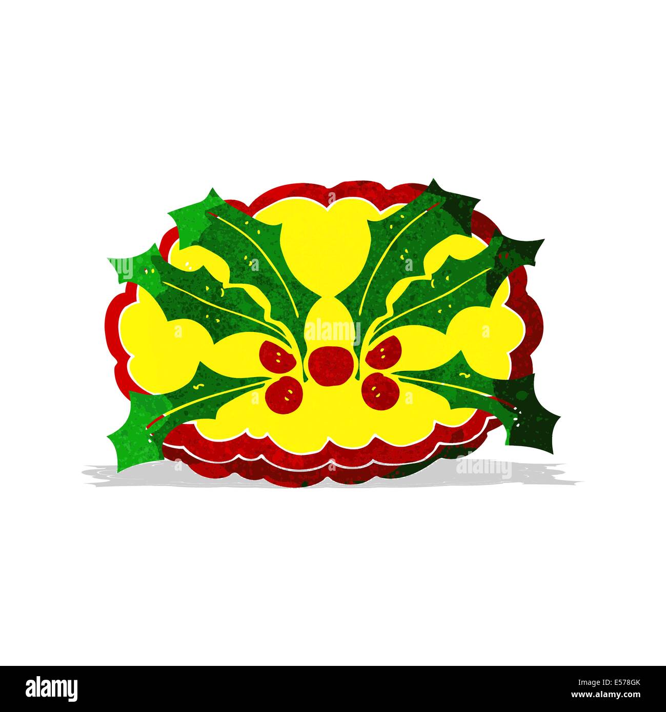 cartoon holly symbol Stock Vector Image & Art - Alamy