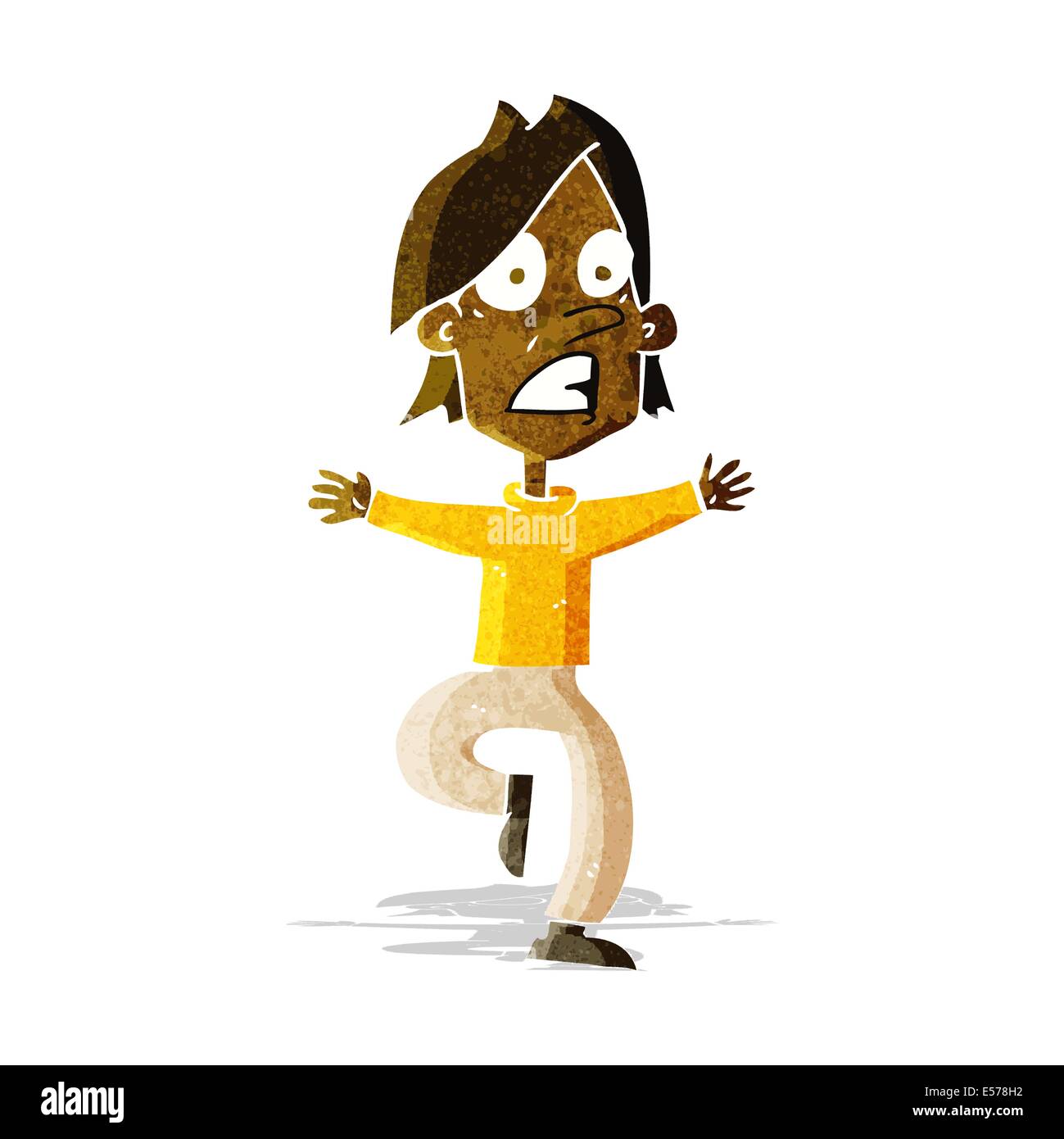 cartoon panicking man Stock Vector Image & Art - Alamy