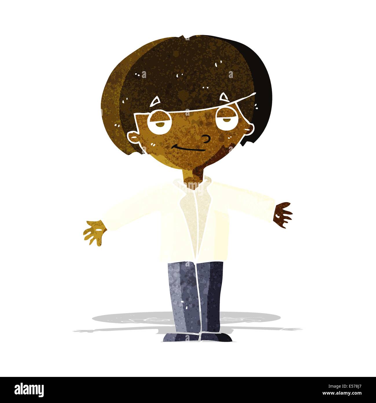 Cartoon arrogant boy hi-res stock photography and images - Alamy