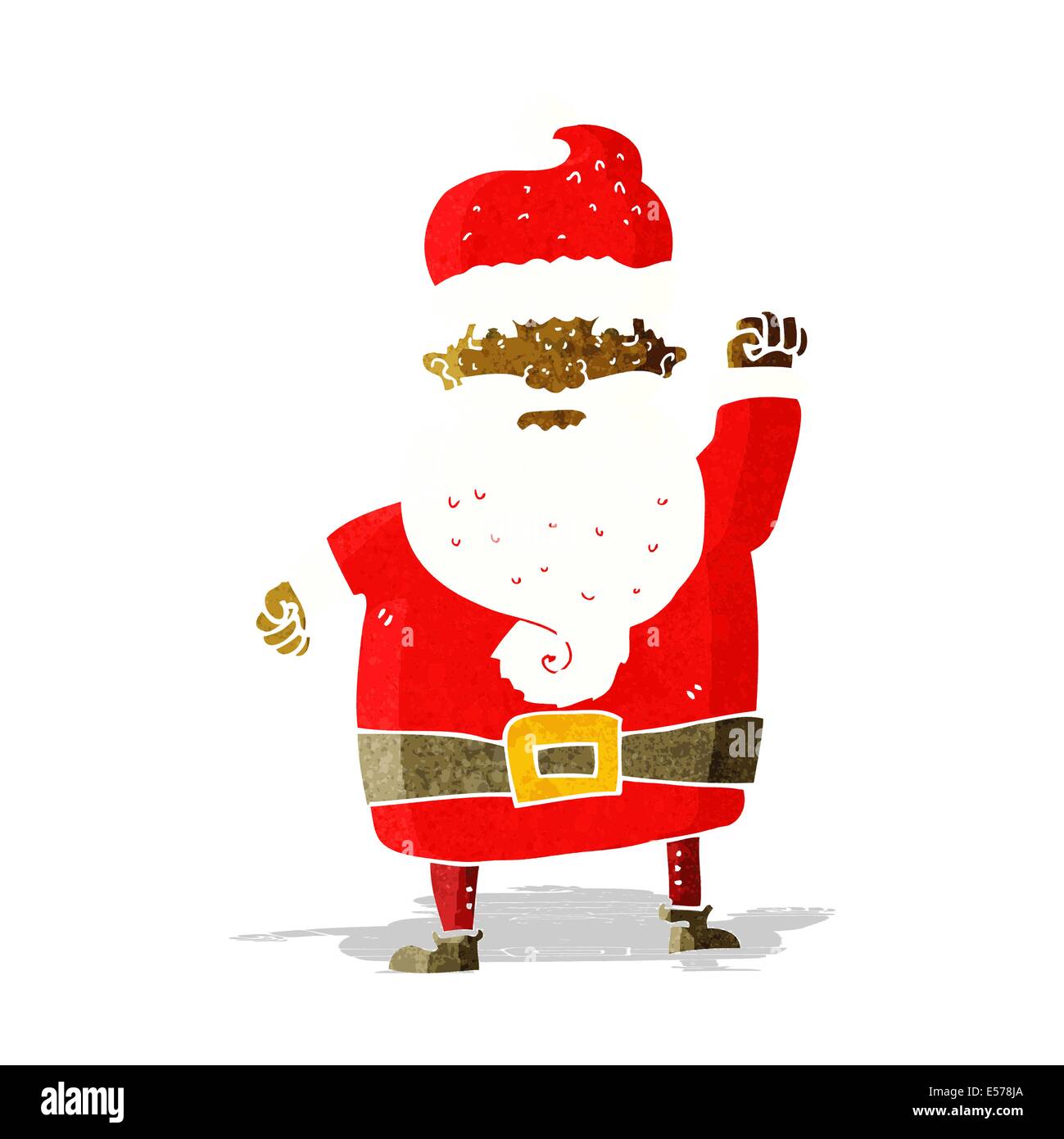 Cartoon angry santa claus hi-res stock photography and images - Alamy