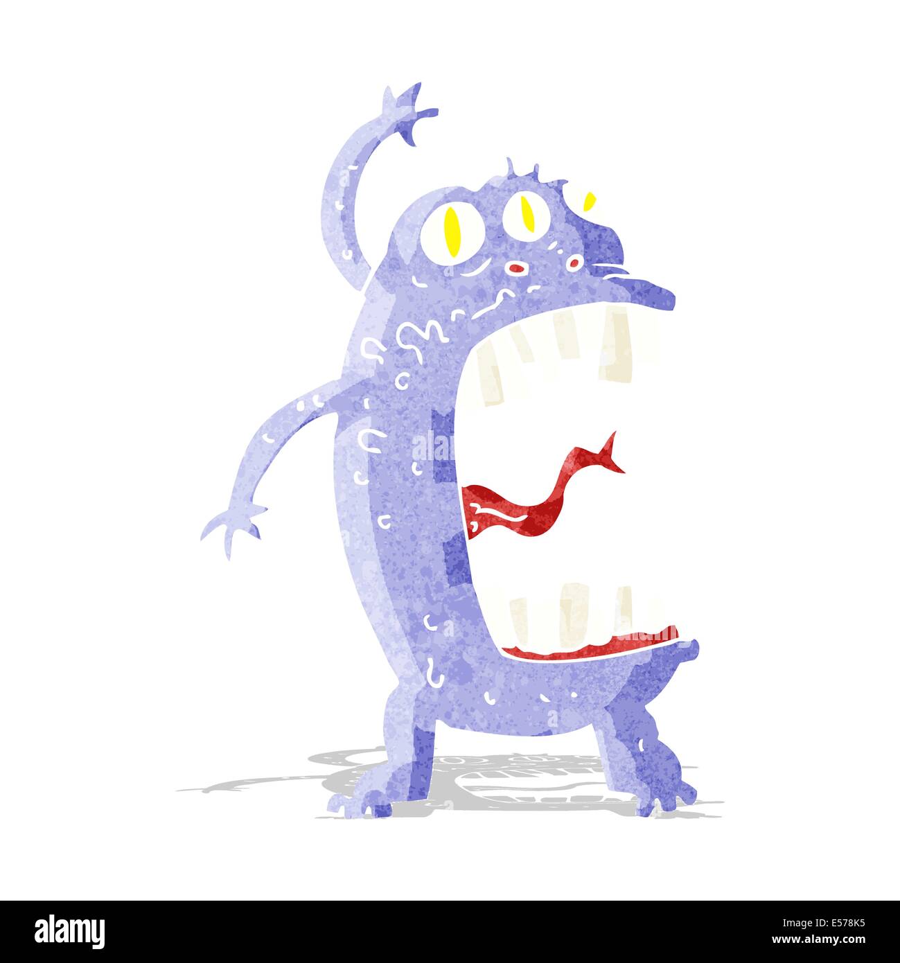 cartoon crazy monster Stock Vector Image & Art - Alamy