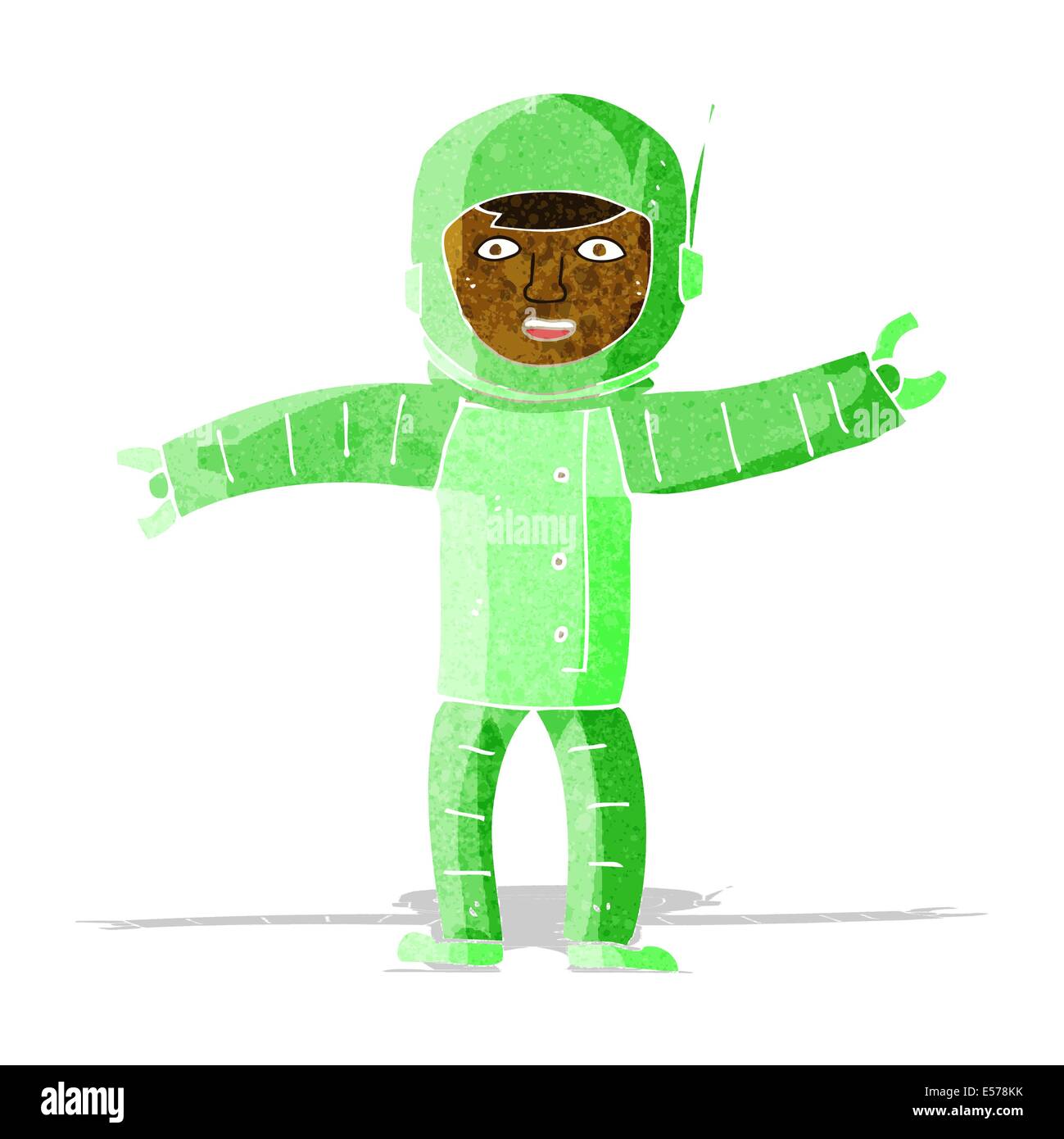 cartoon space man Stock Vector Image & Art - Alamy