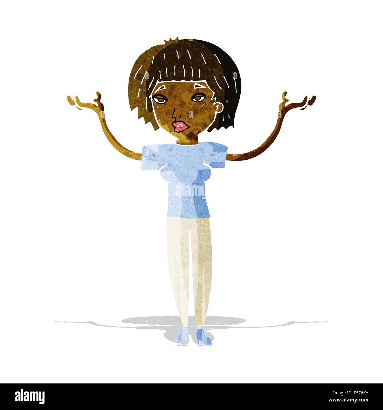 Shrugging shoulders vector hi-res stock photography and images - Alamy